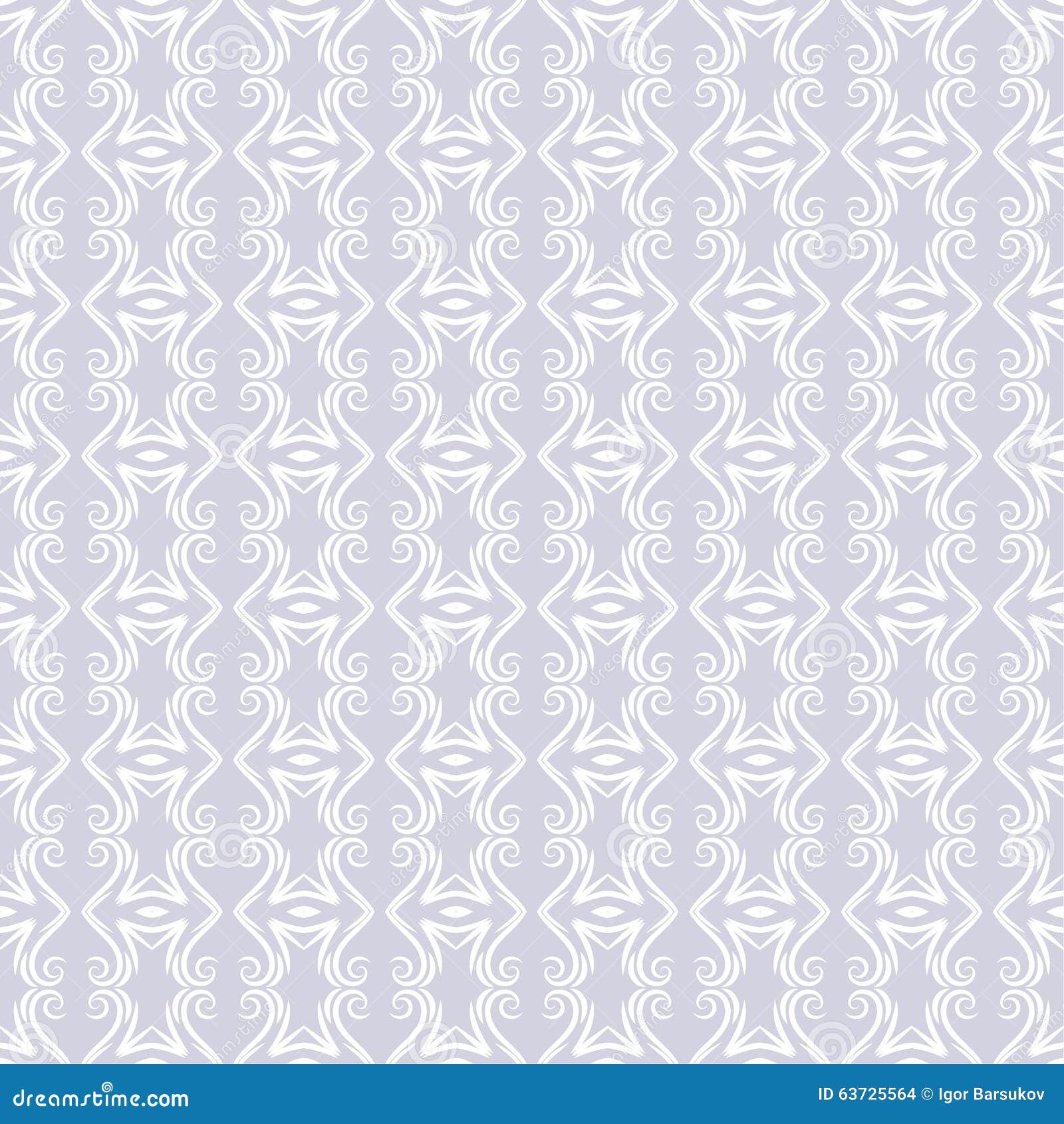 Seamless pattern stock vector. Illustration of monogram - 63725564