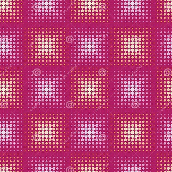 Seamless Pattern with Stylized Circle. Vector Stock Vector ...
