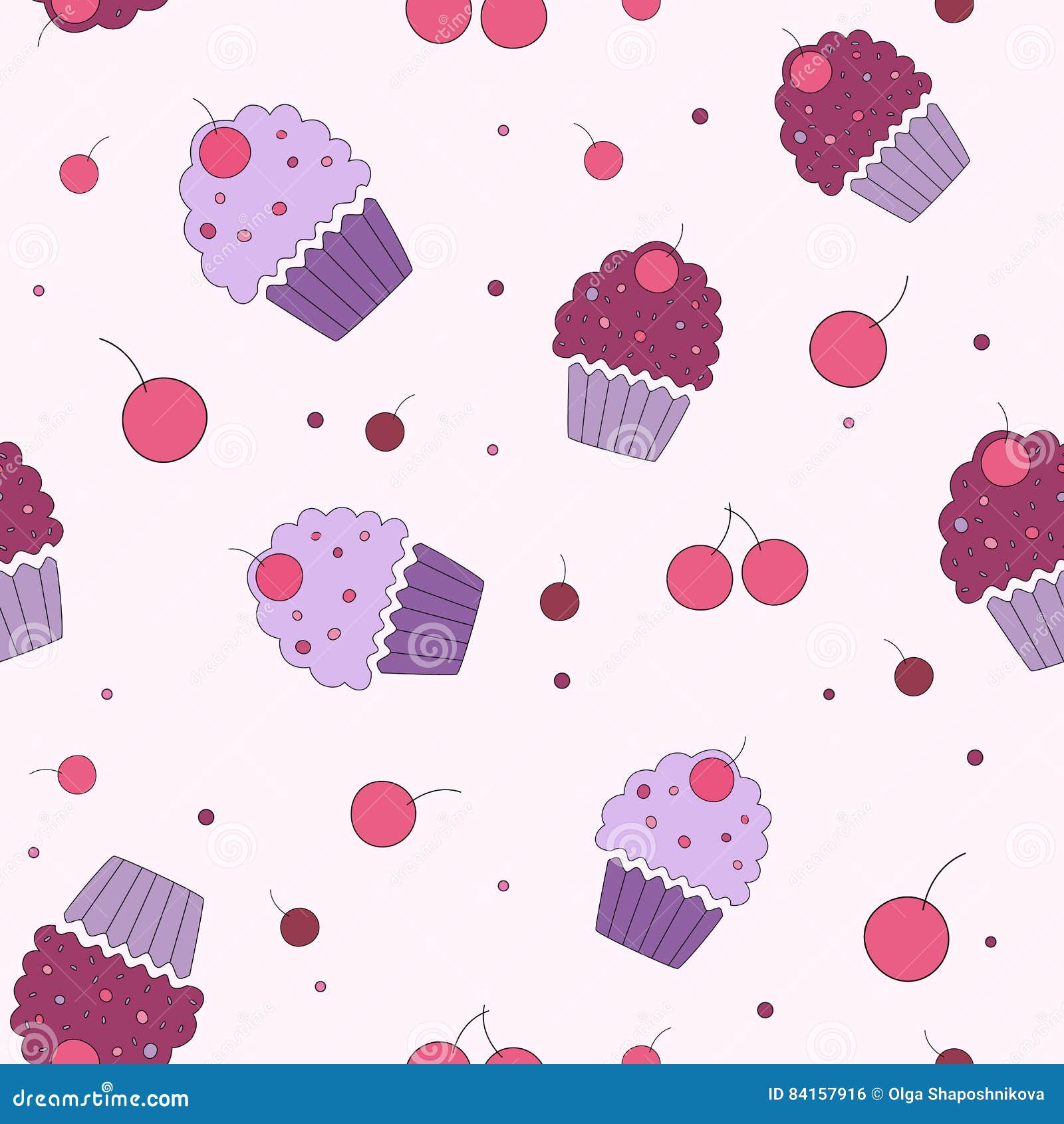 Seamless pattern Sweets stock vector. Illustration of chocolate - 84157916