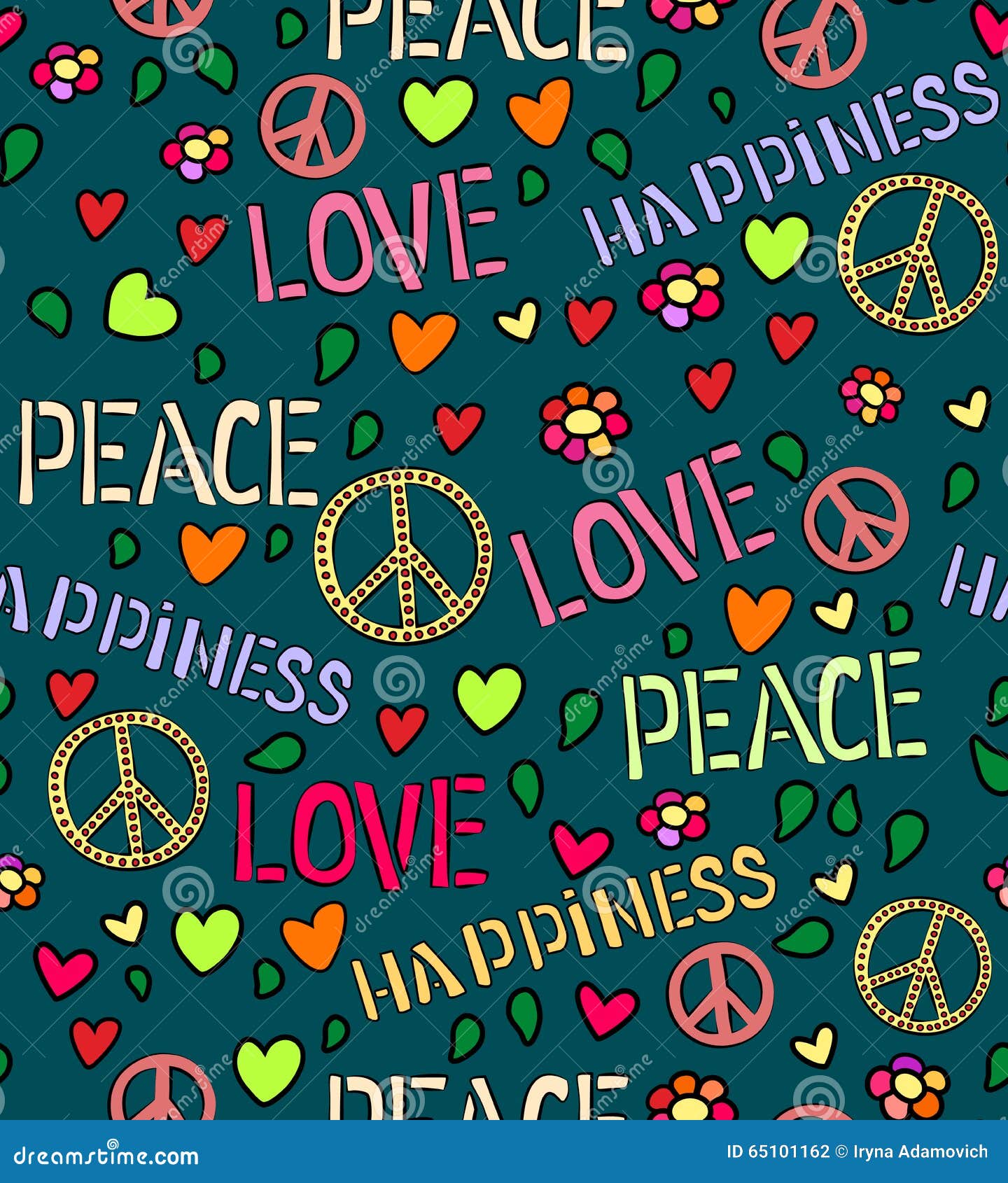 Hippy Peace Colors