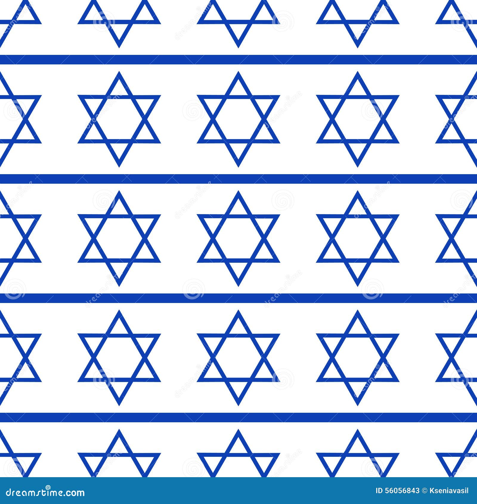 Seamless Pattern with Symbols of the Israeli Stock Vector ...