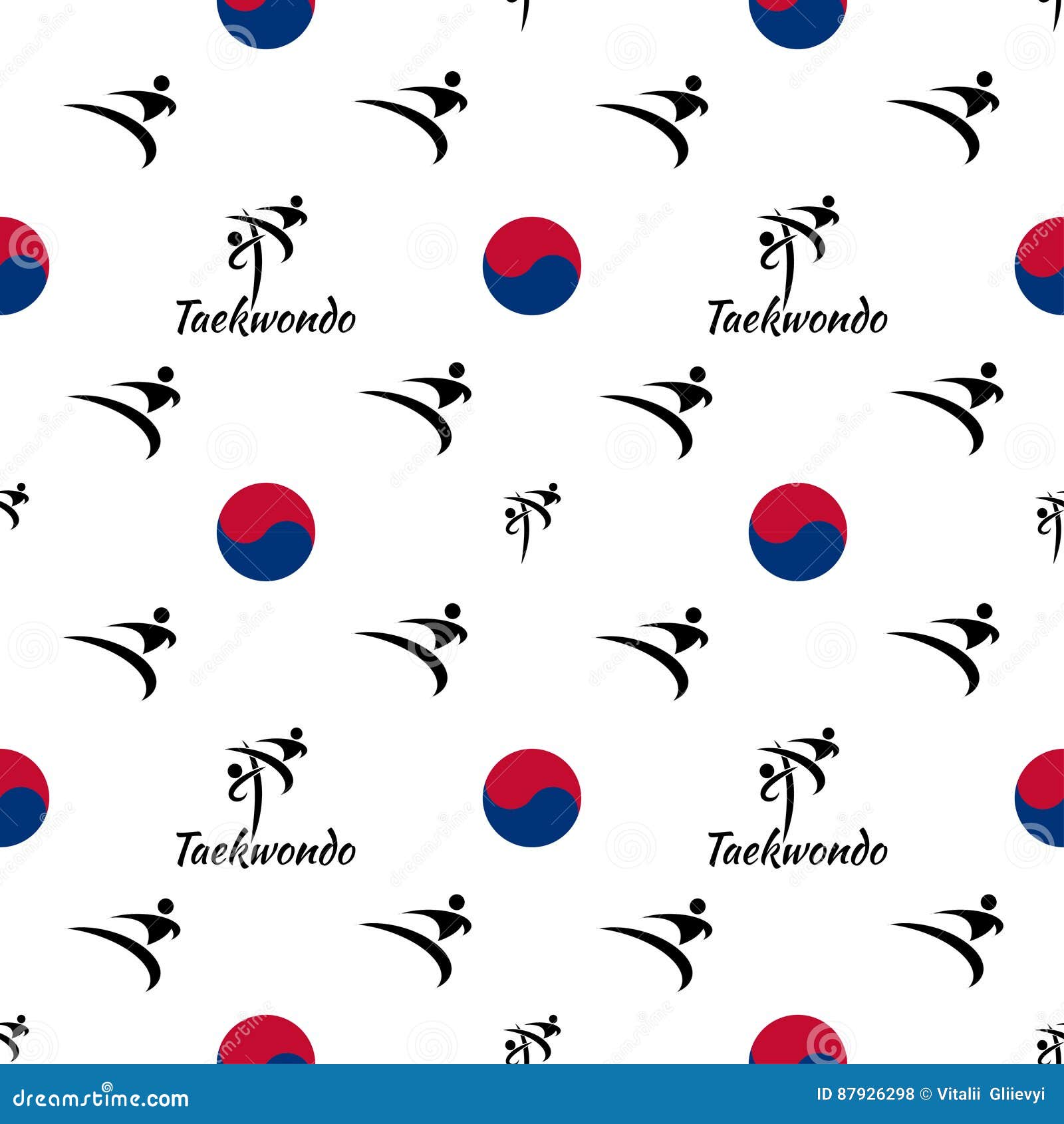 Taekwondo Pattern Stock Illustrations – 193 Taekwondo Pattern Stock ...