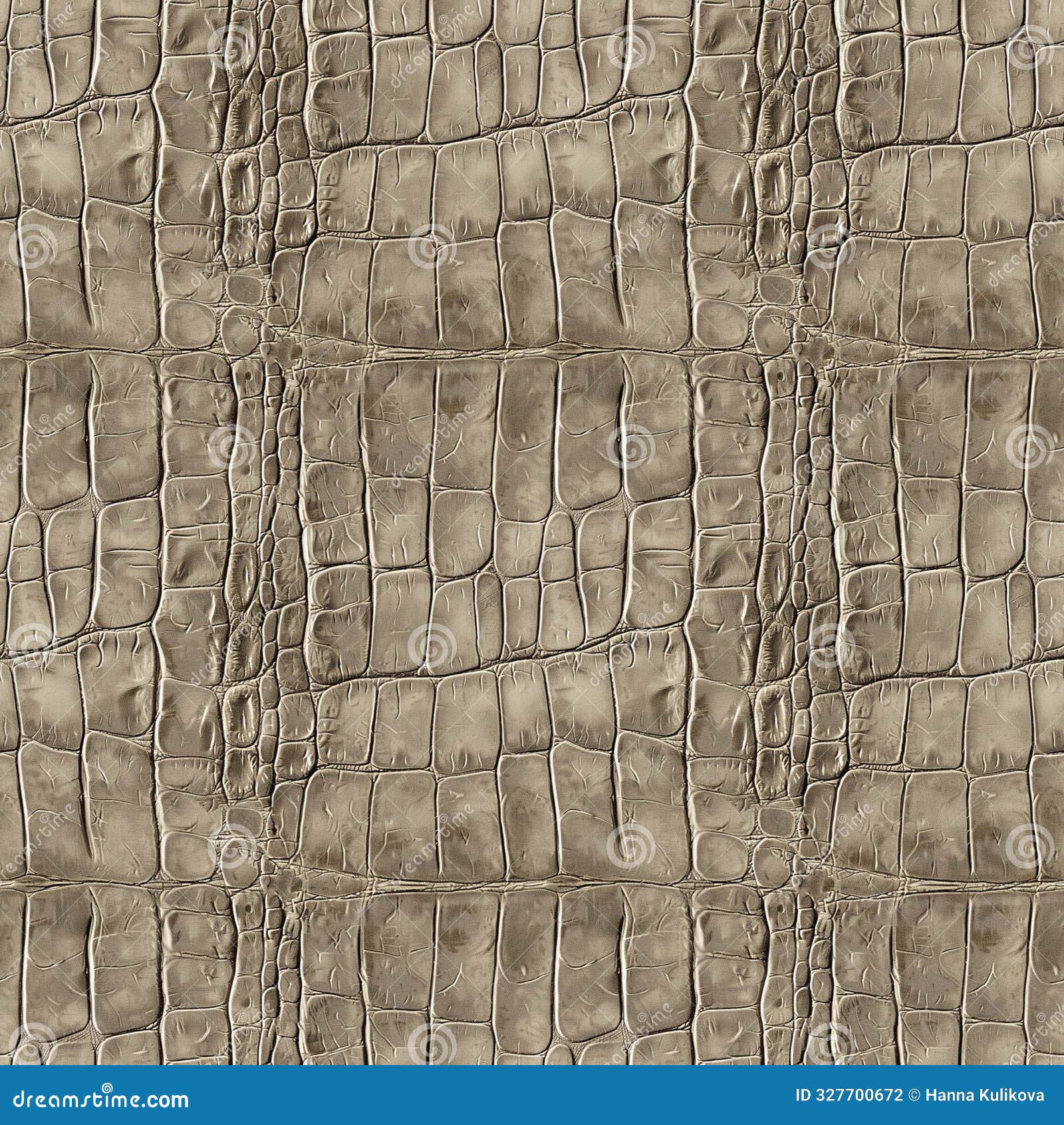 Seamless Pattern with Taupe Crocodile Leather Texture. Stock Illustration - Illustration of ...
