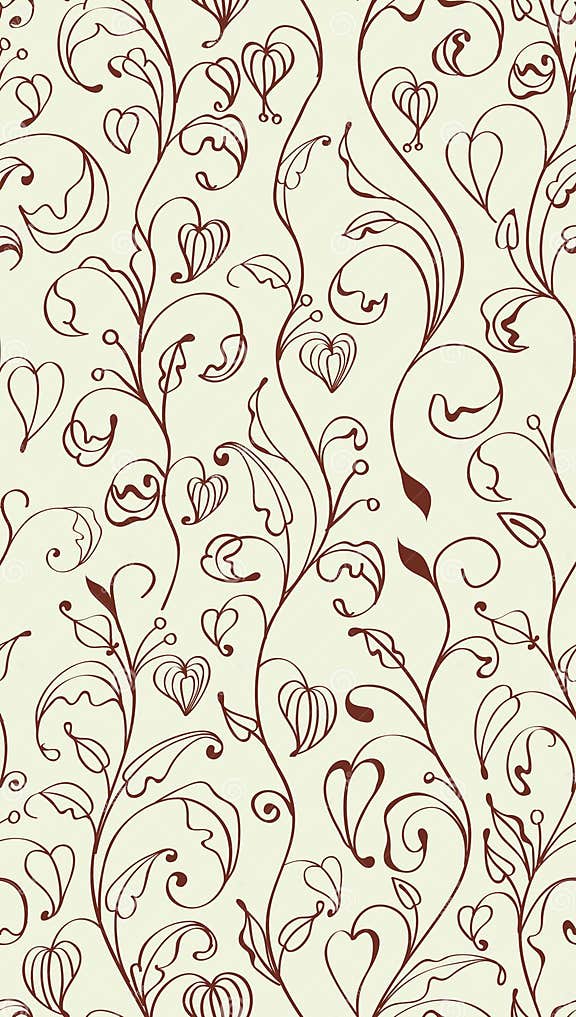 Seamless Pattern with Tender Flowers Stock Vector - Illustration of ...