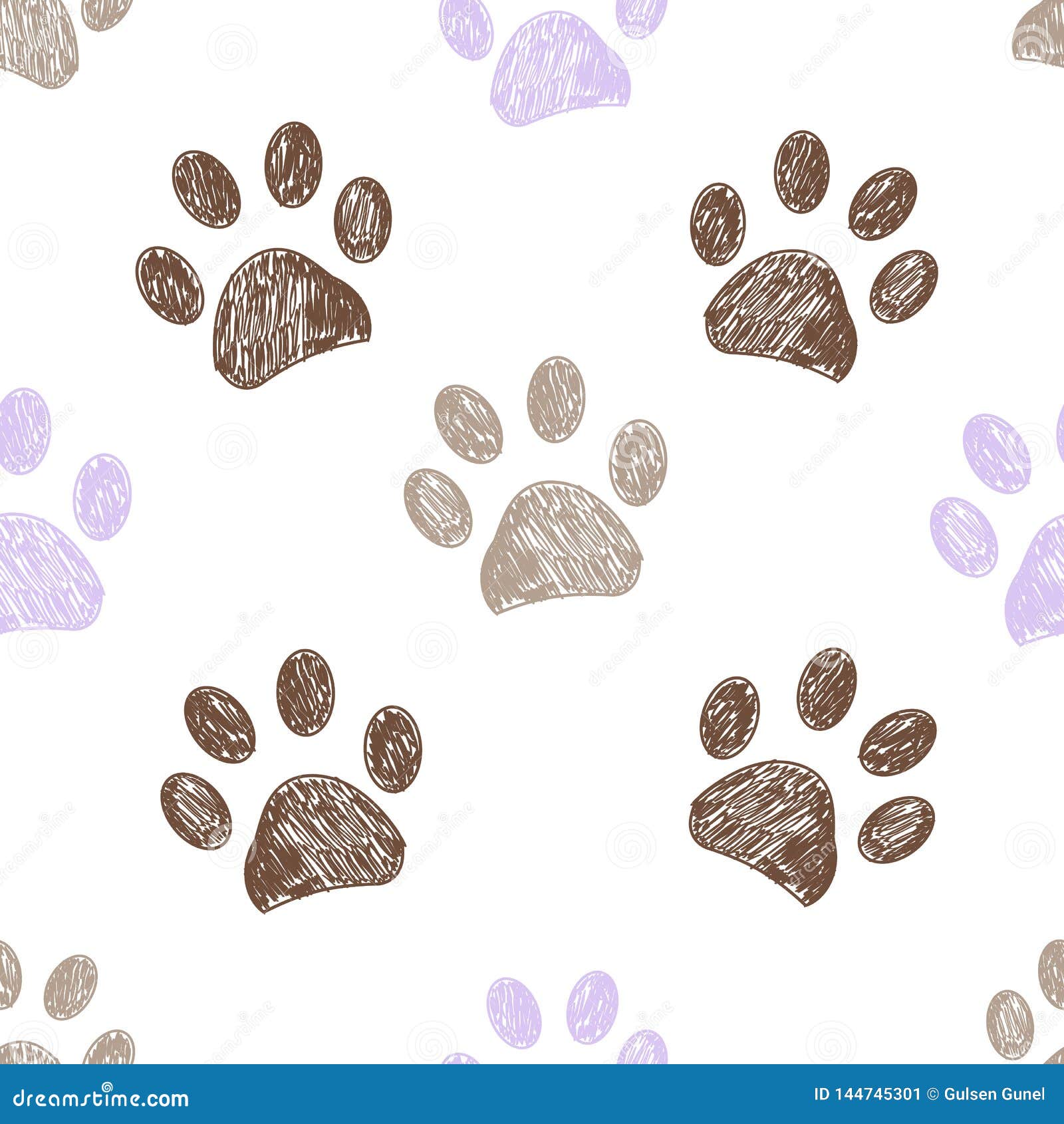 Paw Print Background Stock Illustrations – 15,854 Paw Print Background ...