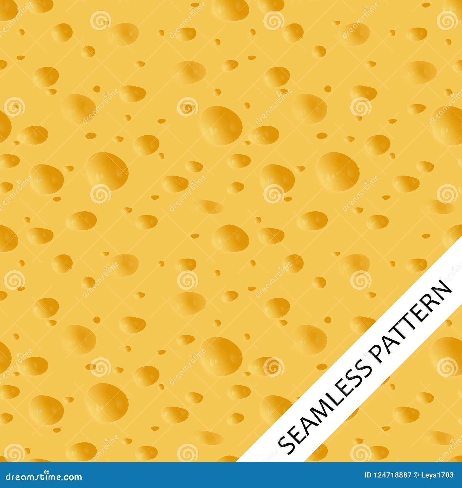 Seamless Pattern with Texture of the Cheese. Stock Vector ...