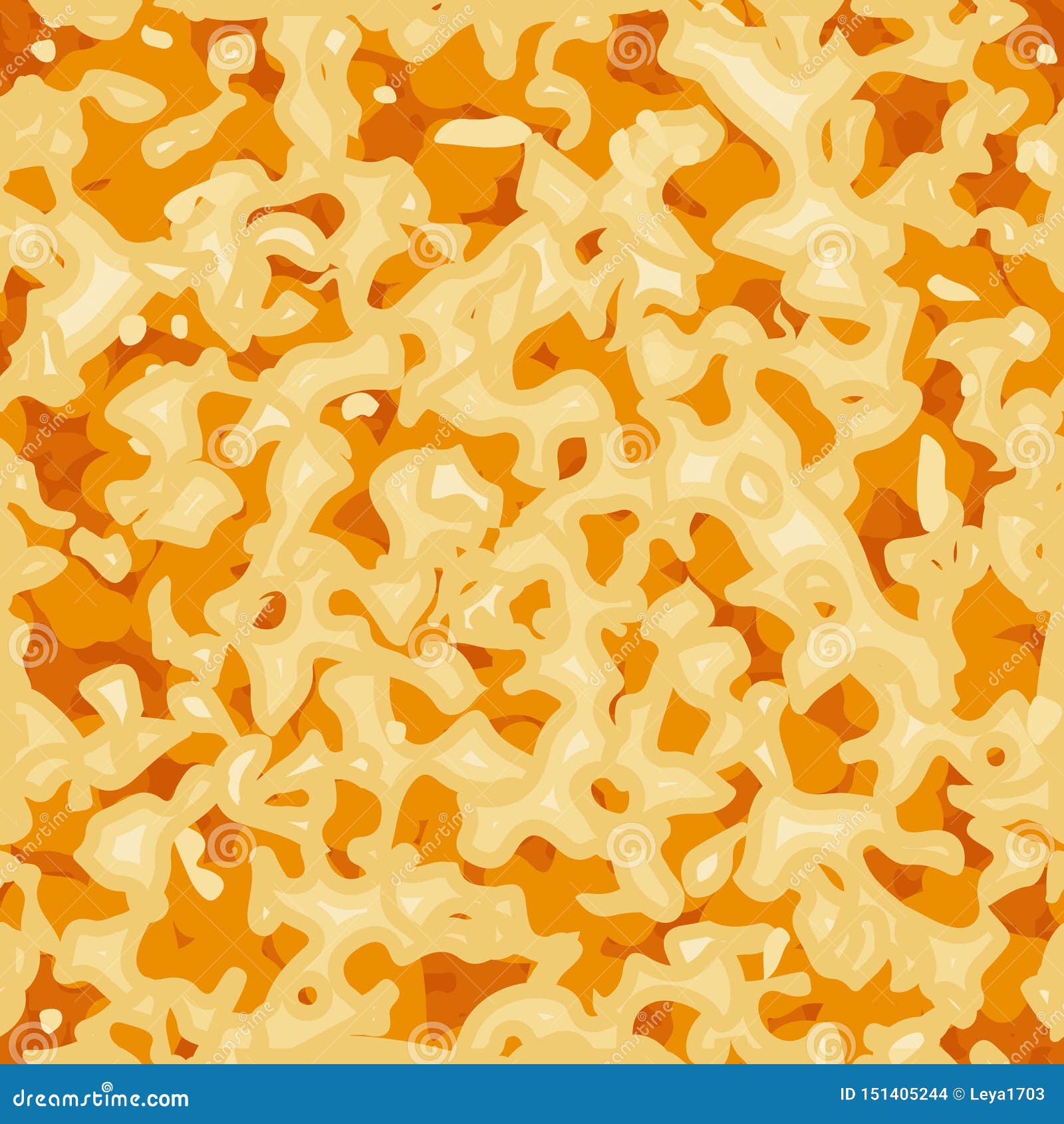 Seamless Pattern with Texture of Cheese Pizza. Stock Vector ...