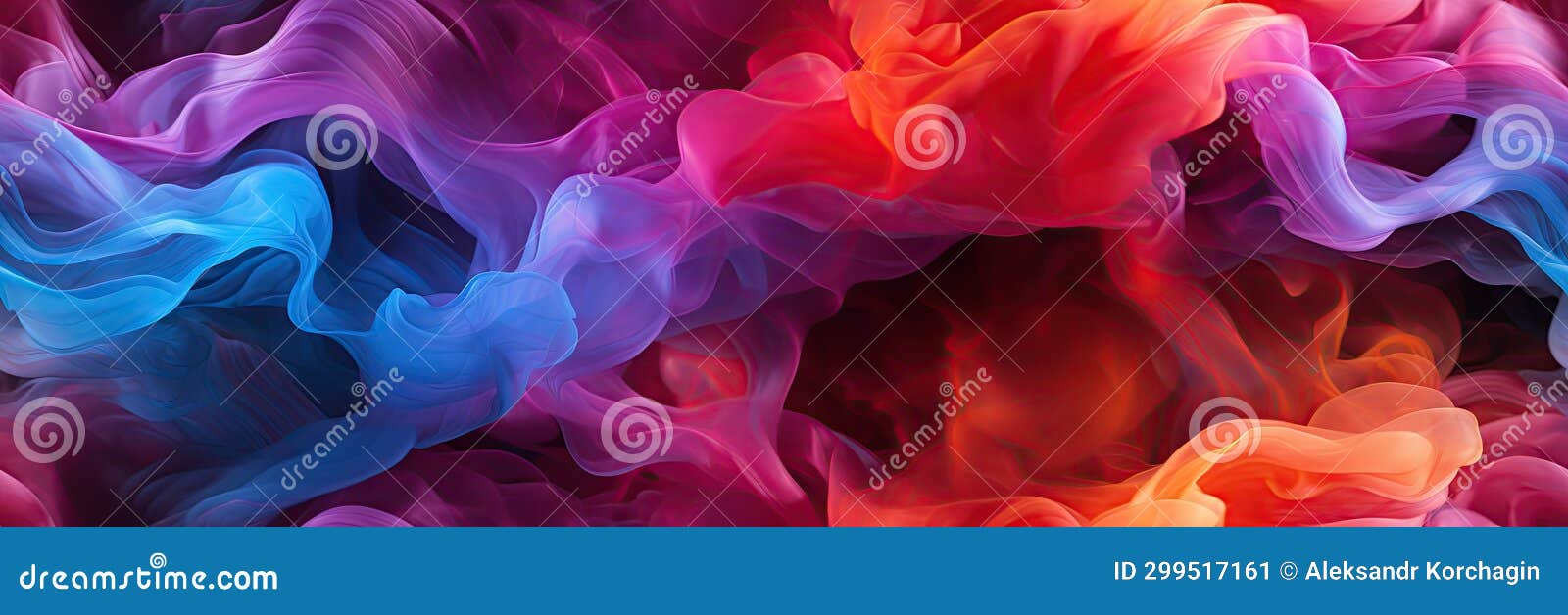 Seamless Pattern with Texture of Colorful Smoke Fog Mist Smog on ...