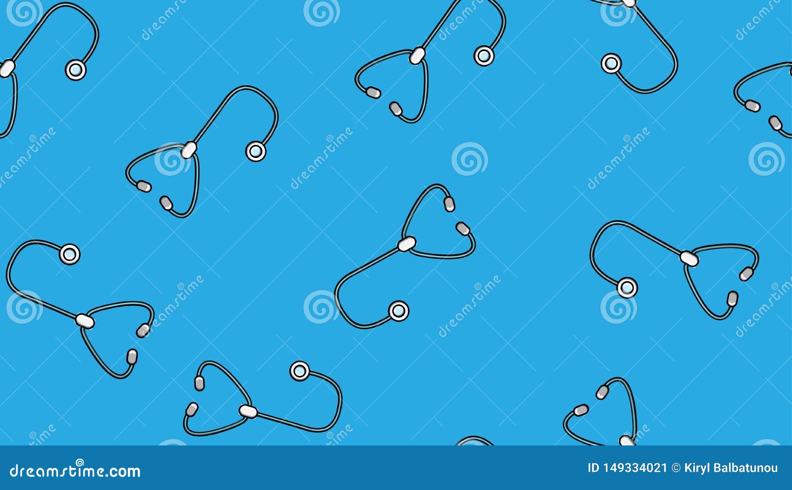 Seamless Pattern Texture of Endless Repeating Medical Instruments with ...