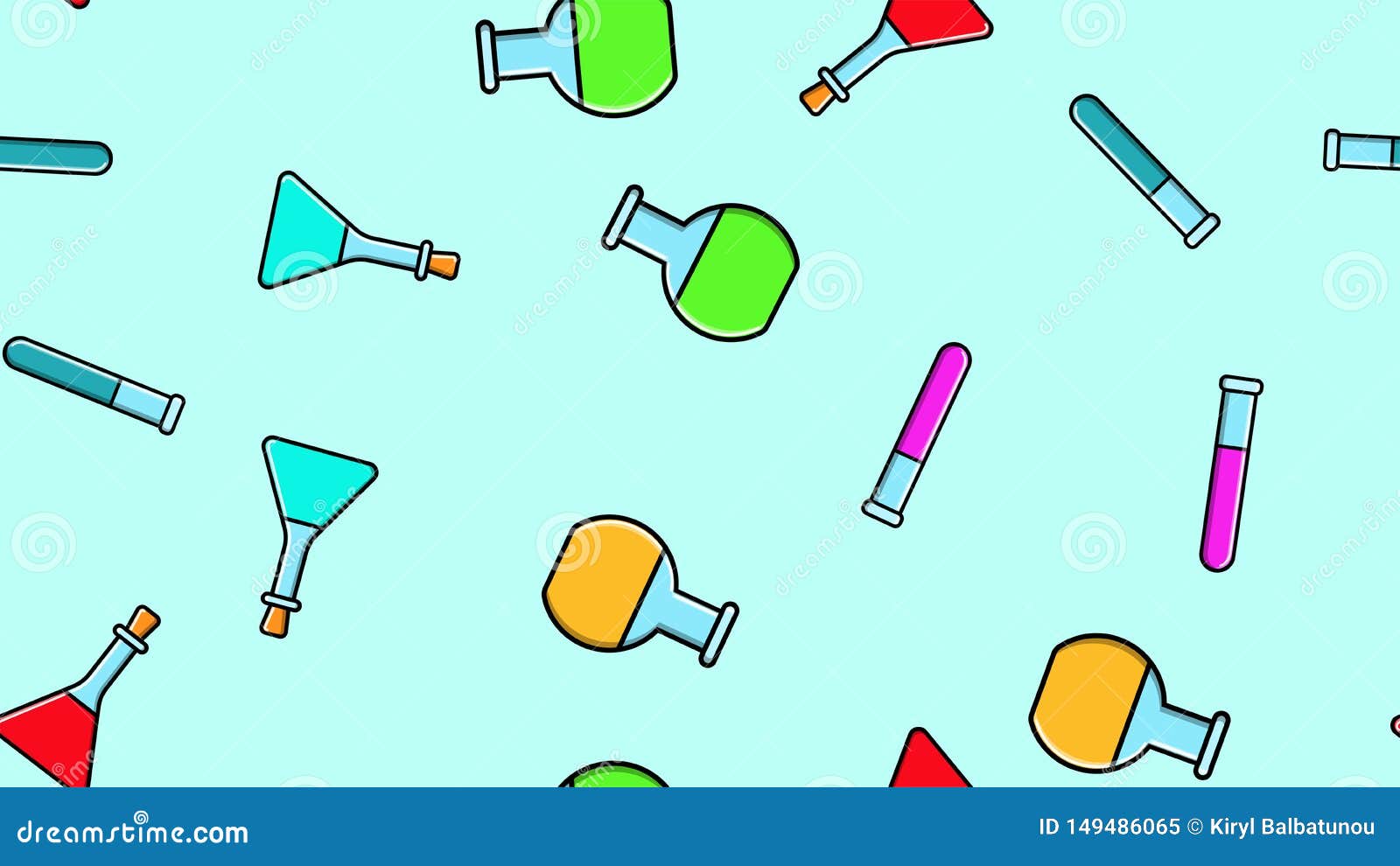 Seamless Pattern Texture of Endless Repeating Multi-colored Medical ...