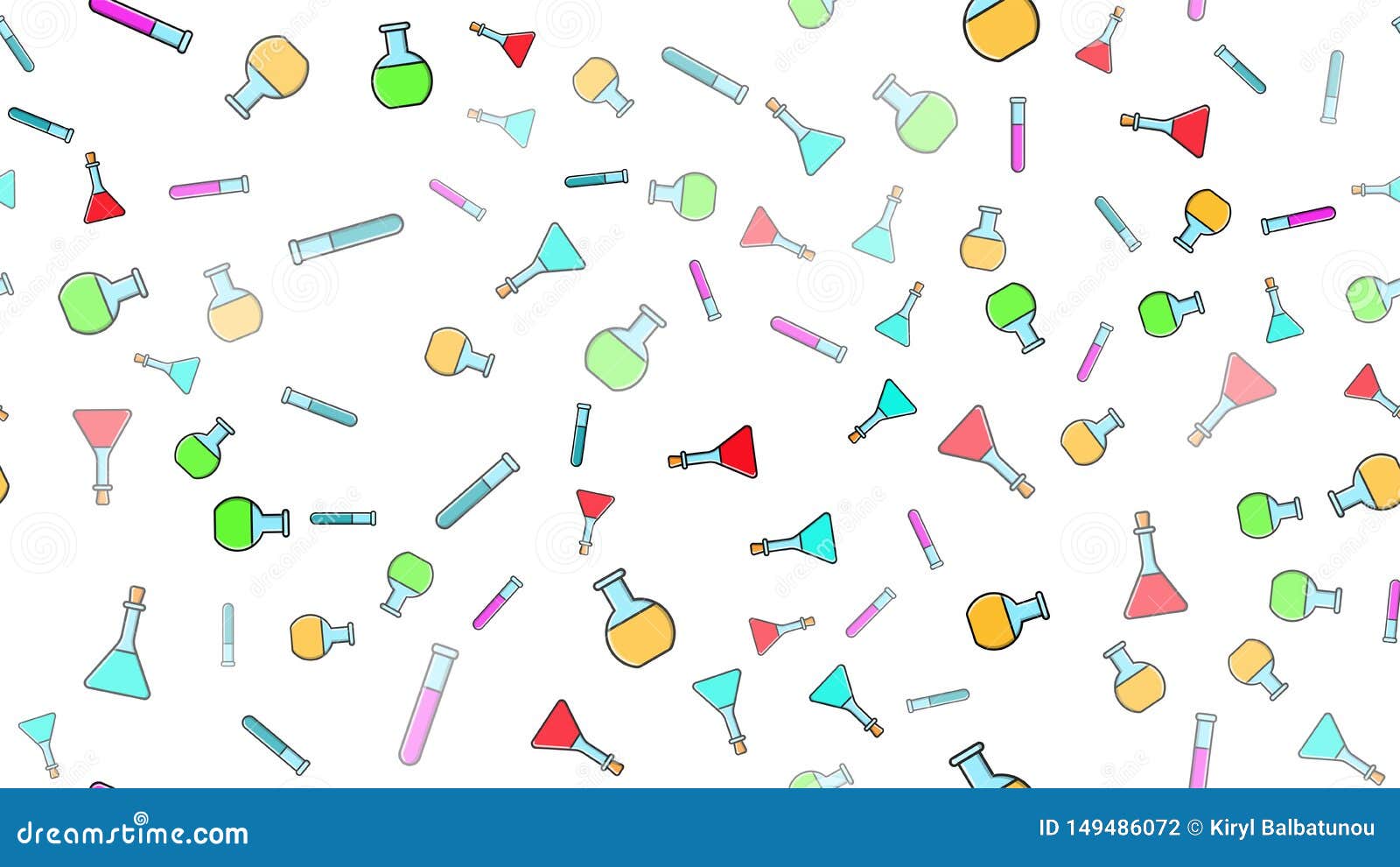 Seamless Pattern Texture of Endless Repeating Multi-colored Medical ...