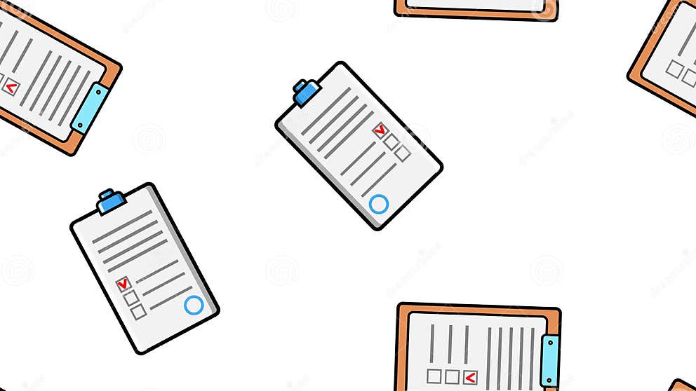 Seamless Pattern Texture of Endless Repeating Paper Sheets of Paper ...