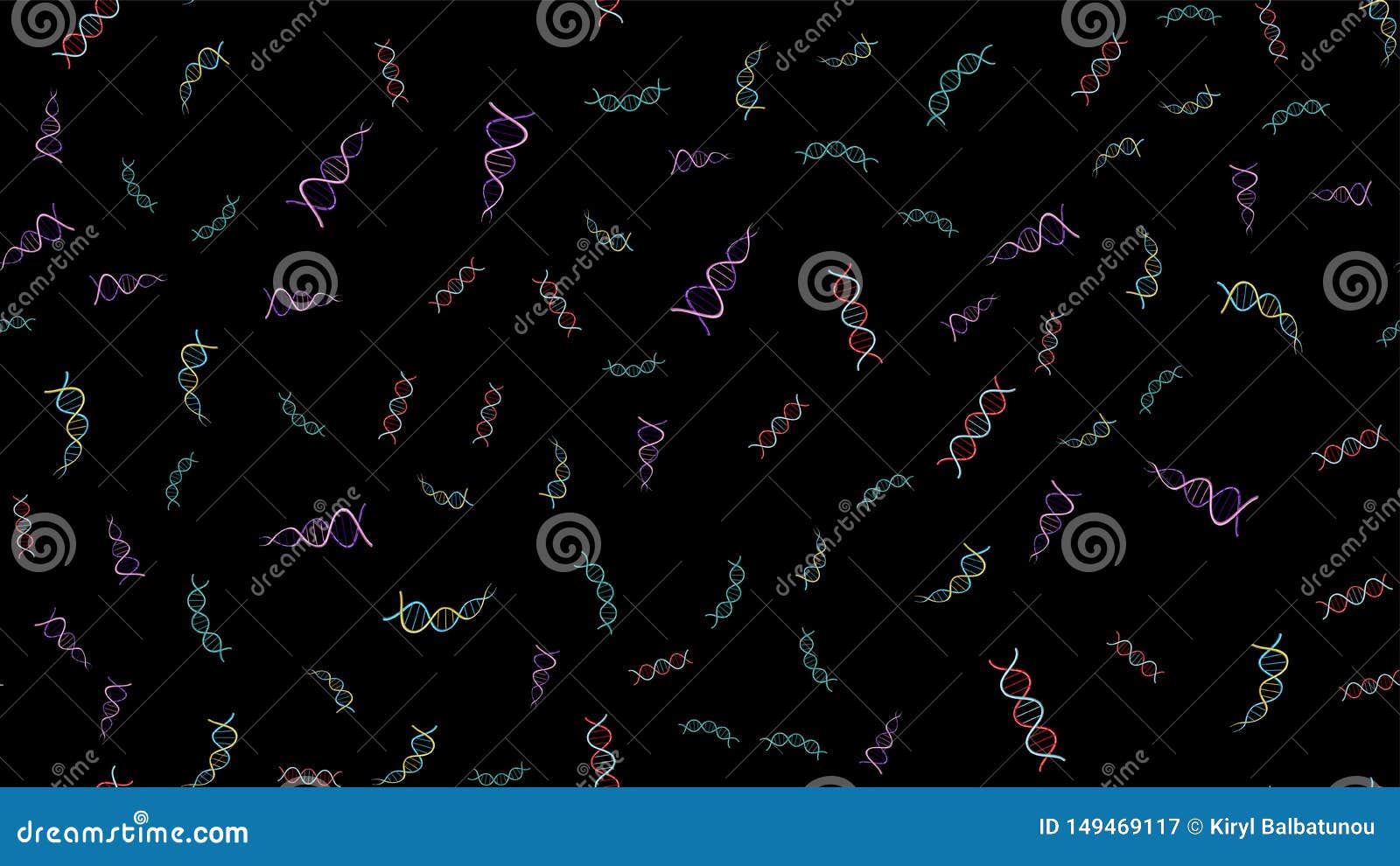 Seamless Pattern Texture of Endless Repetitive Medical Scientific ...