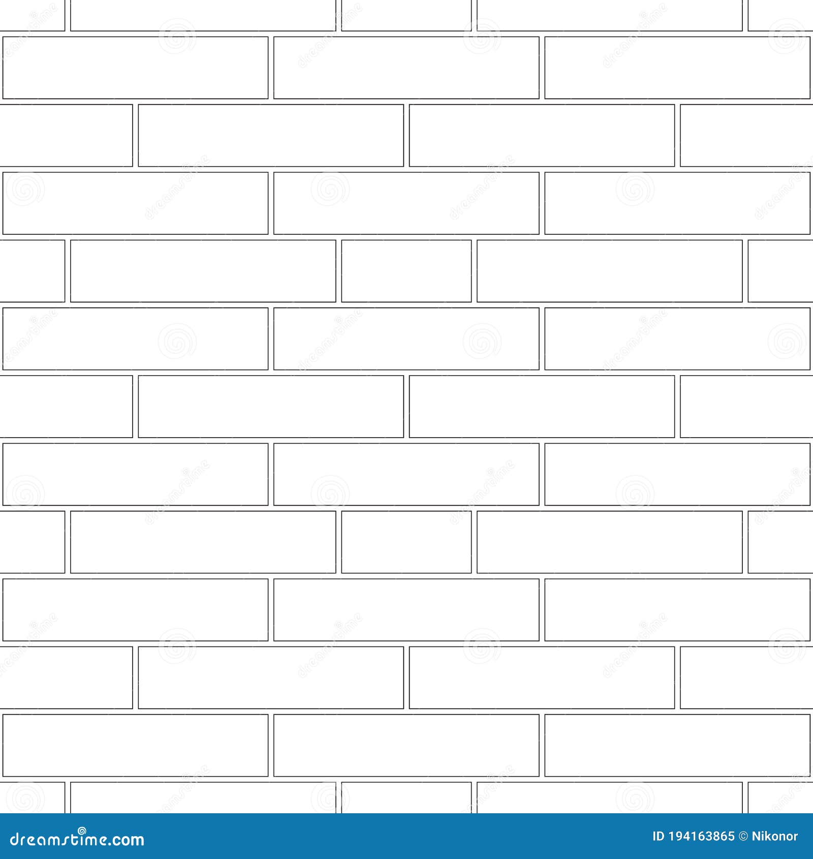 Seamless Pattern Texture of Flemish Three Row Brickwork Stock Vector ...