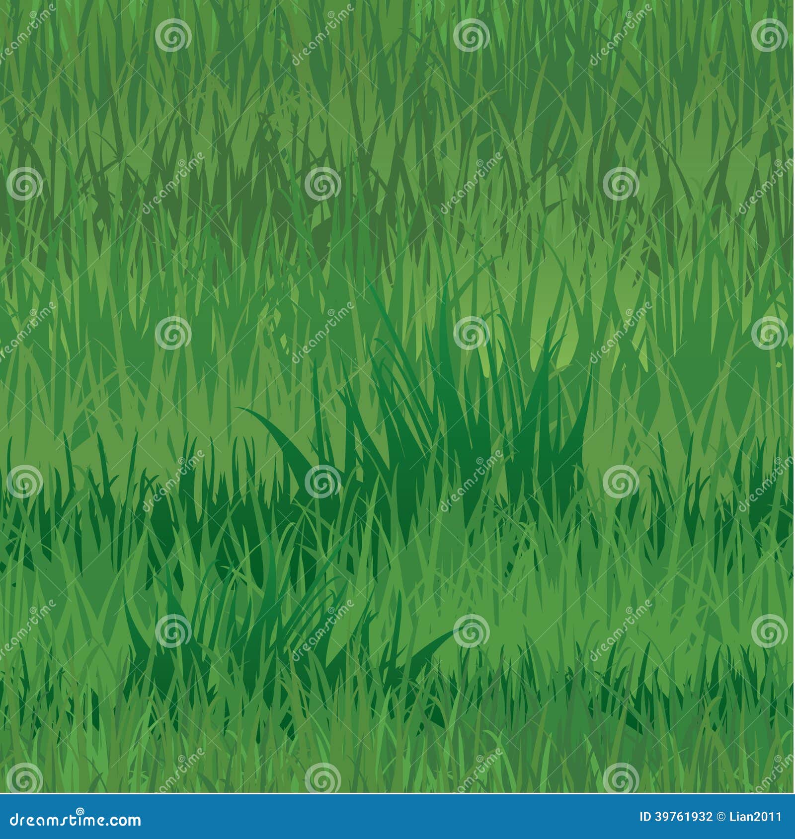 Seamless Pattern - Texture of Grass Stock Vector - Illustration of ...