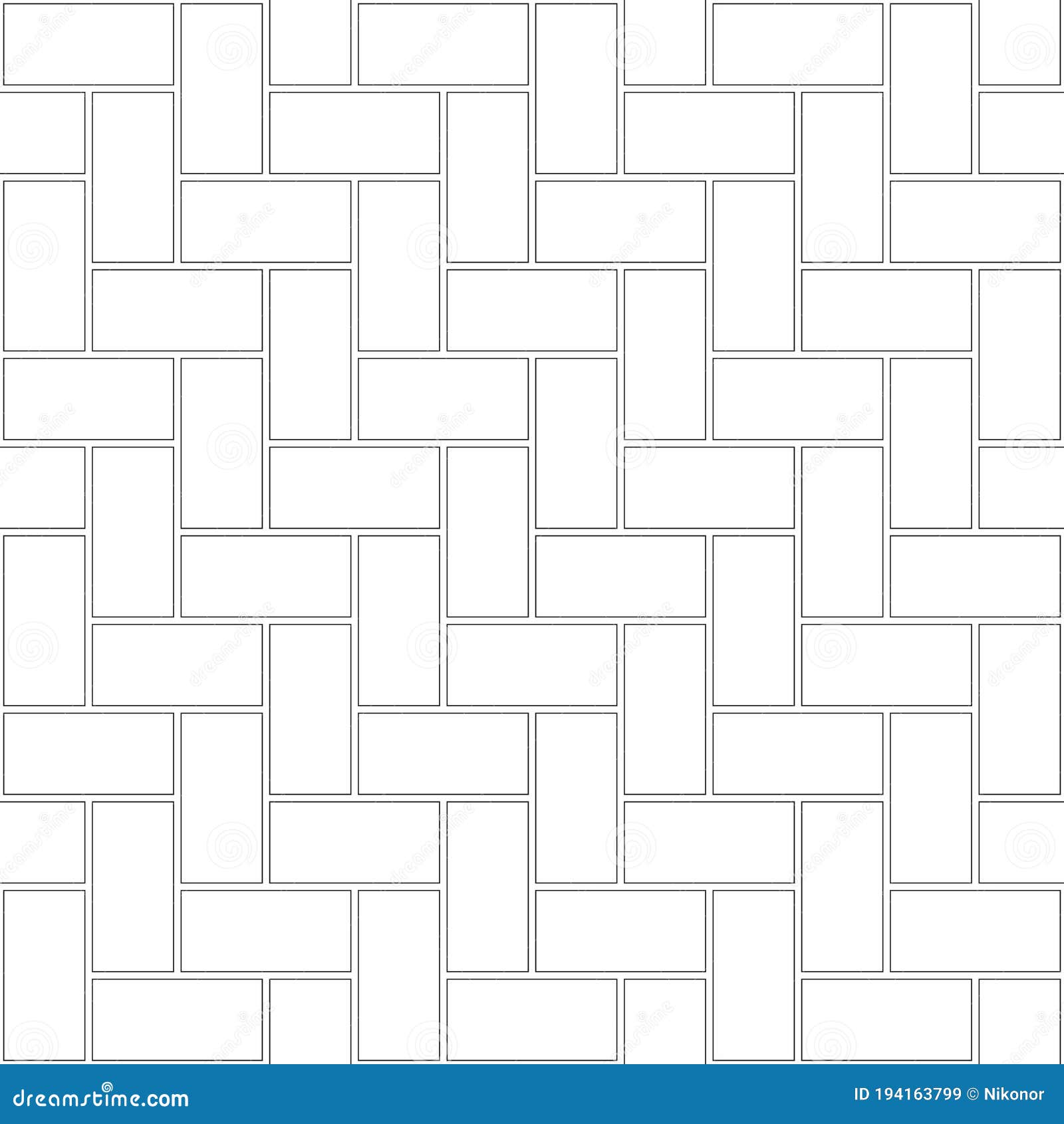 Seamless Pattern Texture of Header Brick Bond Stock Vector ...