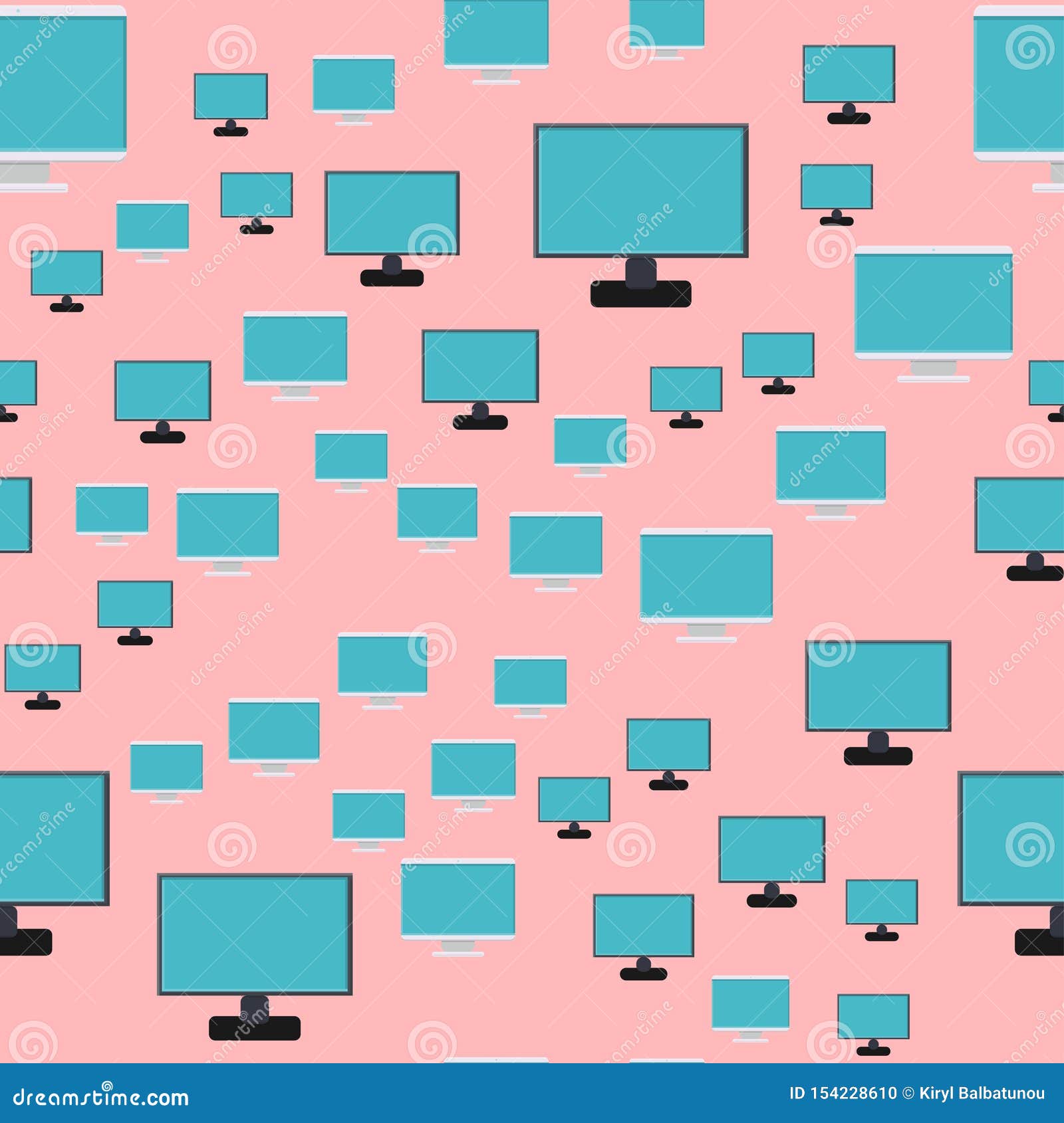 Seamless Pattern, Texture of Modern Digital Rectangular Lcd LCD Ice ...