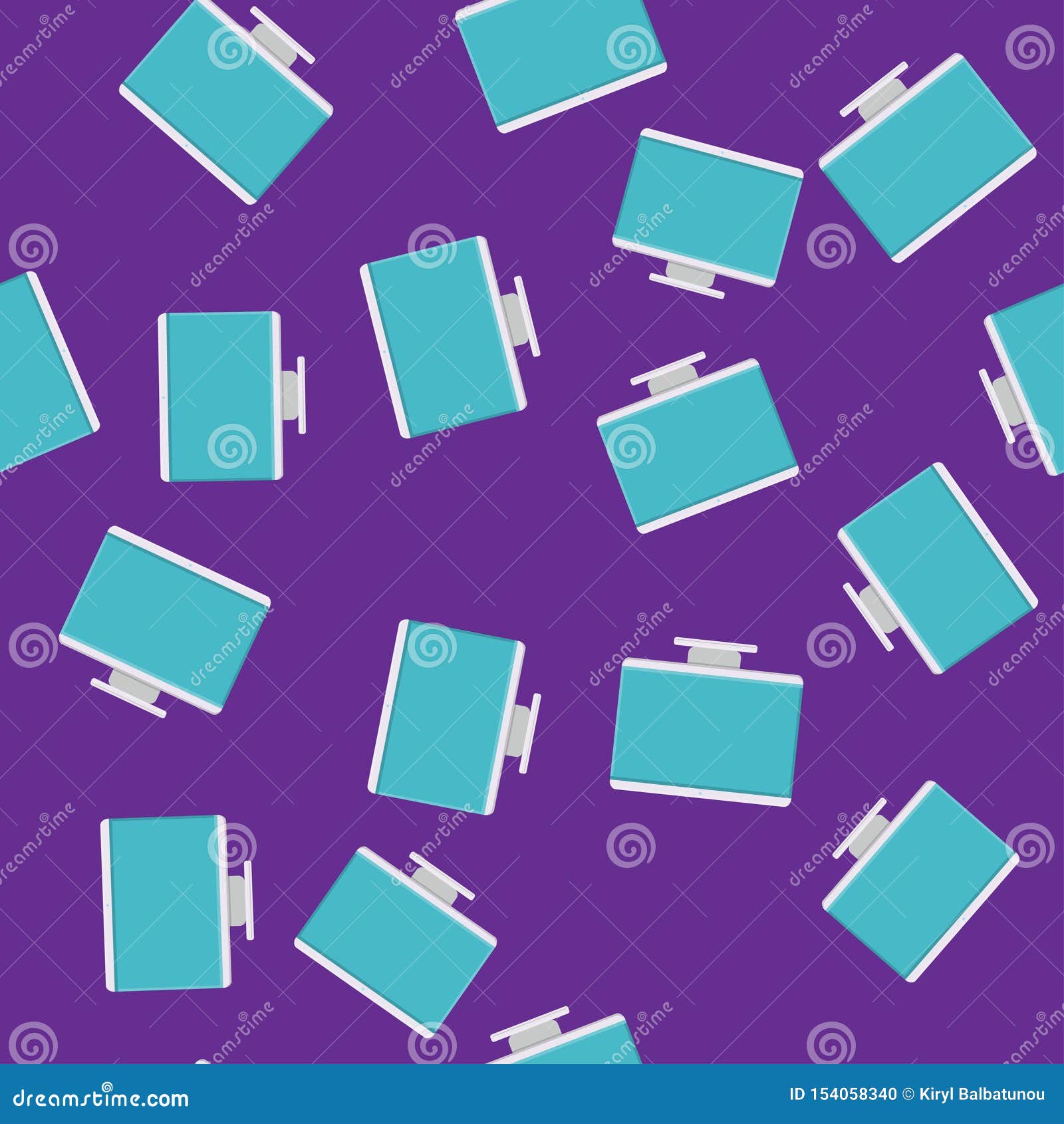 Seamless Pattern, Texture of Modern Digital Rectangular Lcd Liquid ...