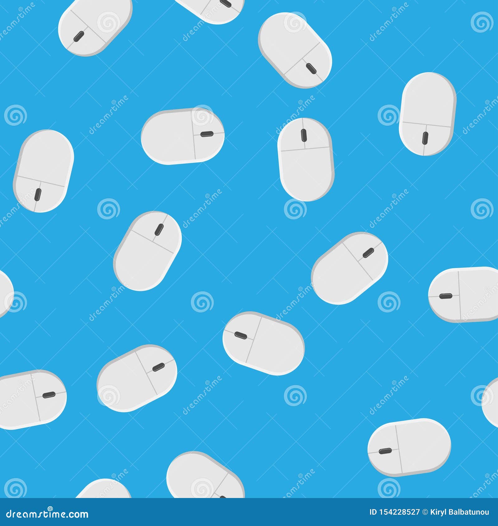 Seamless Pattern, Texture from Modern Digital Wireless White Two-button ...