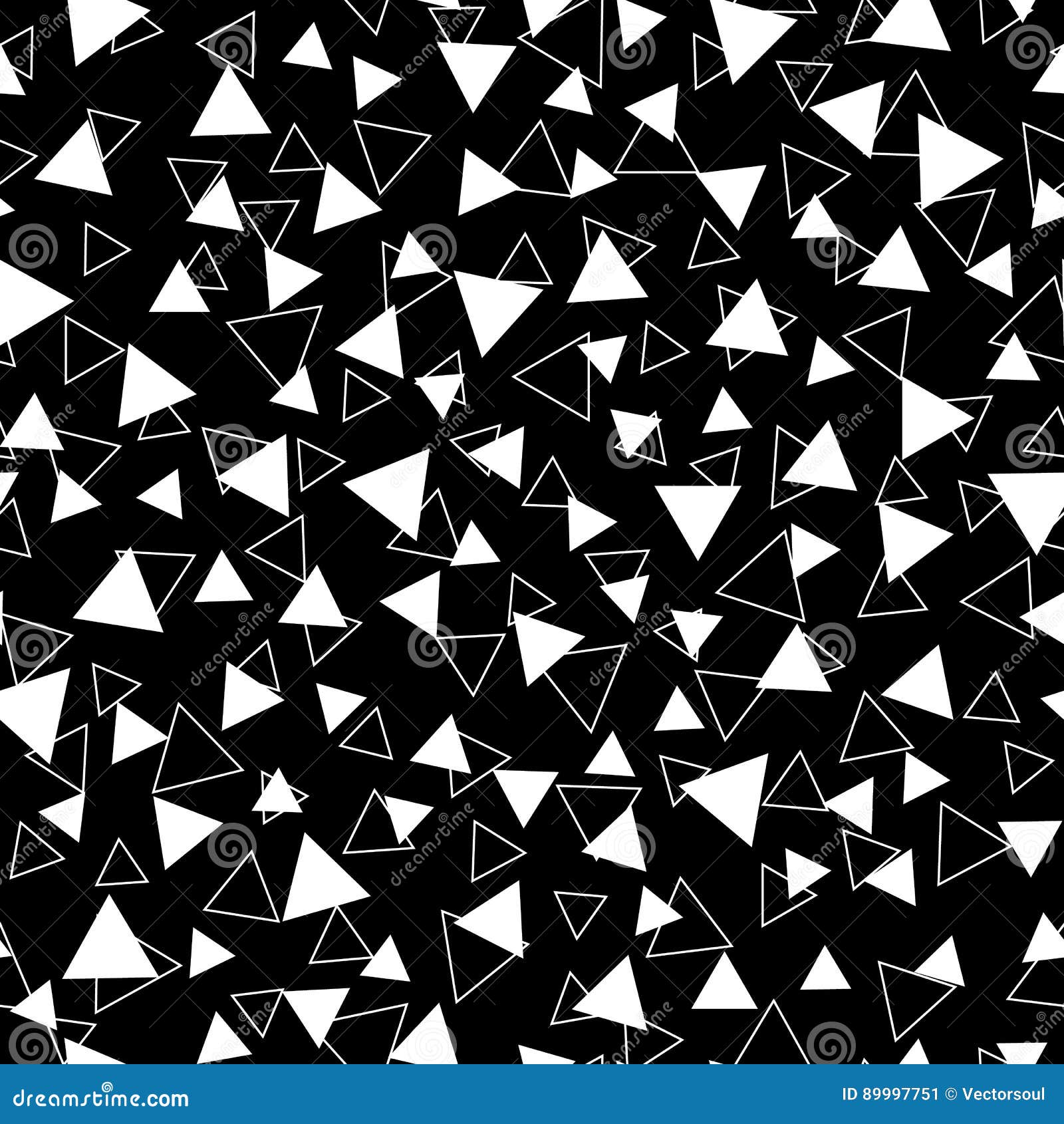 Seamless Pattern, Texture with Random, Scattered Shapes Stock Vector ...