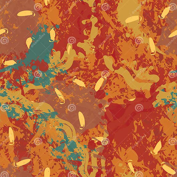 Seamless Pattern Texture on the Theme of Pizza Stock Vector ...