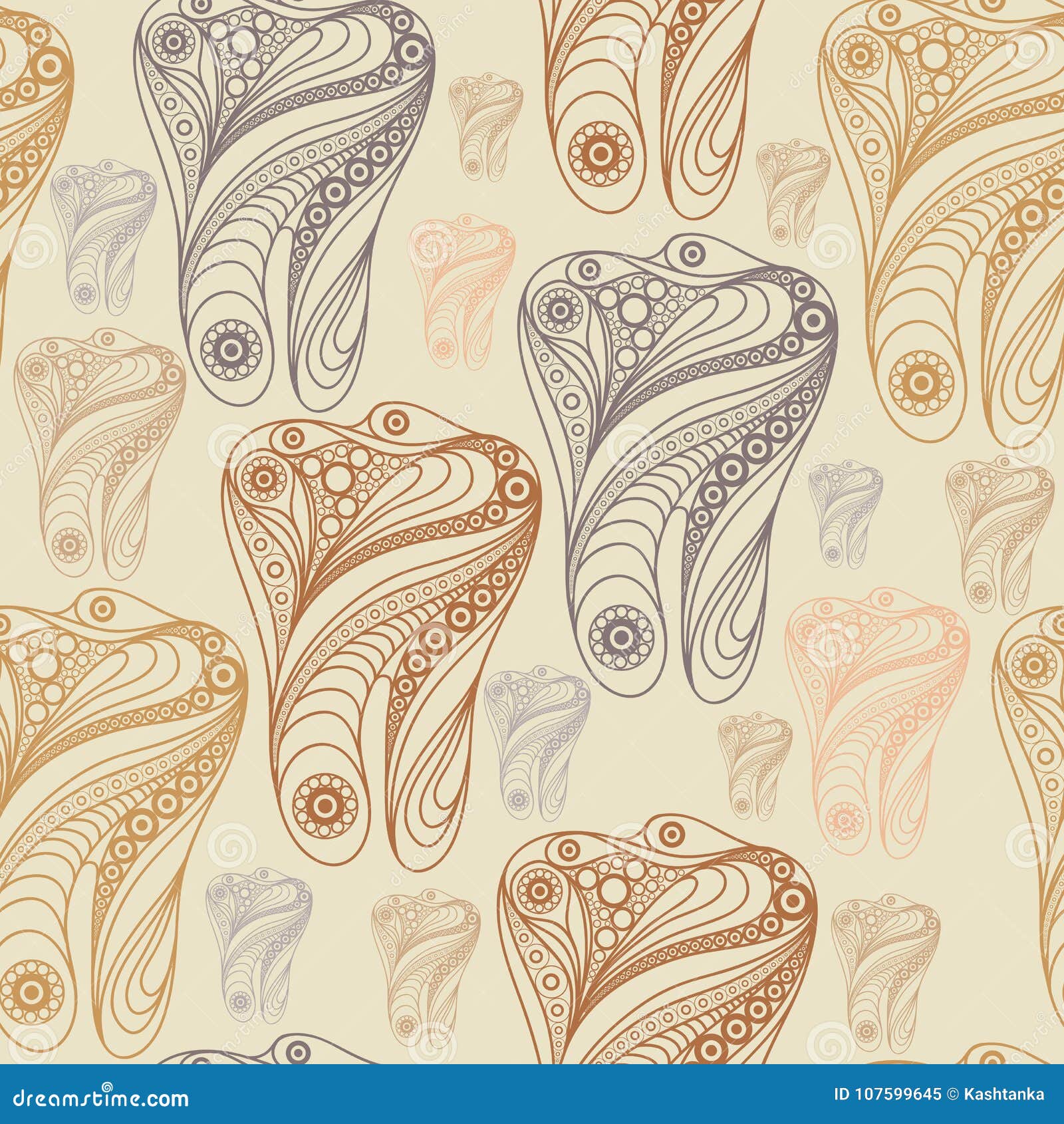 Decorative Tooth-nosed Snout Weevils Beetle Colouring Page For Adults ...