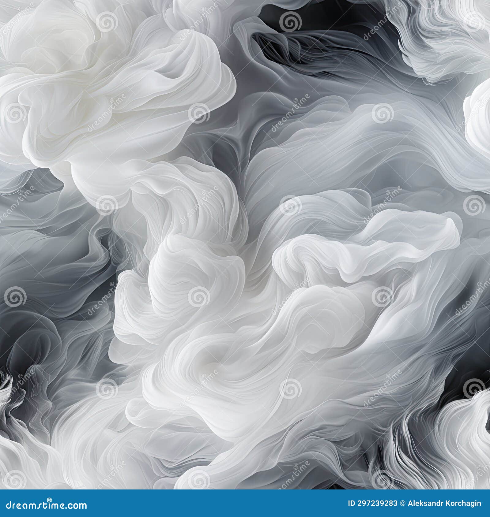 Seamless Pattern with Texture White Smoke Fog Smog Stock Image - Image ...