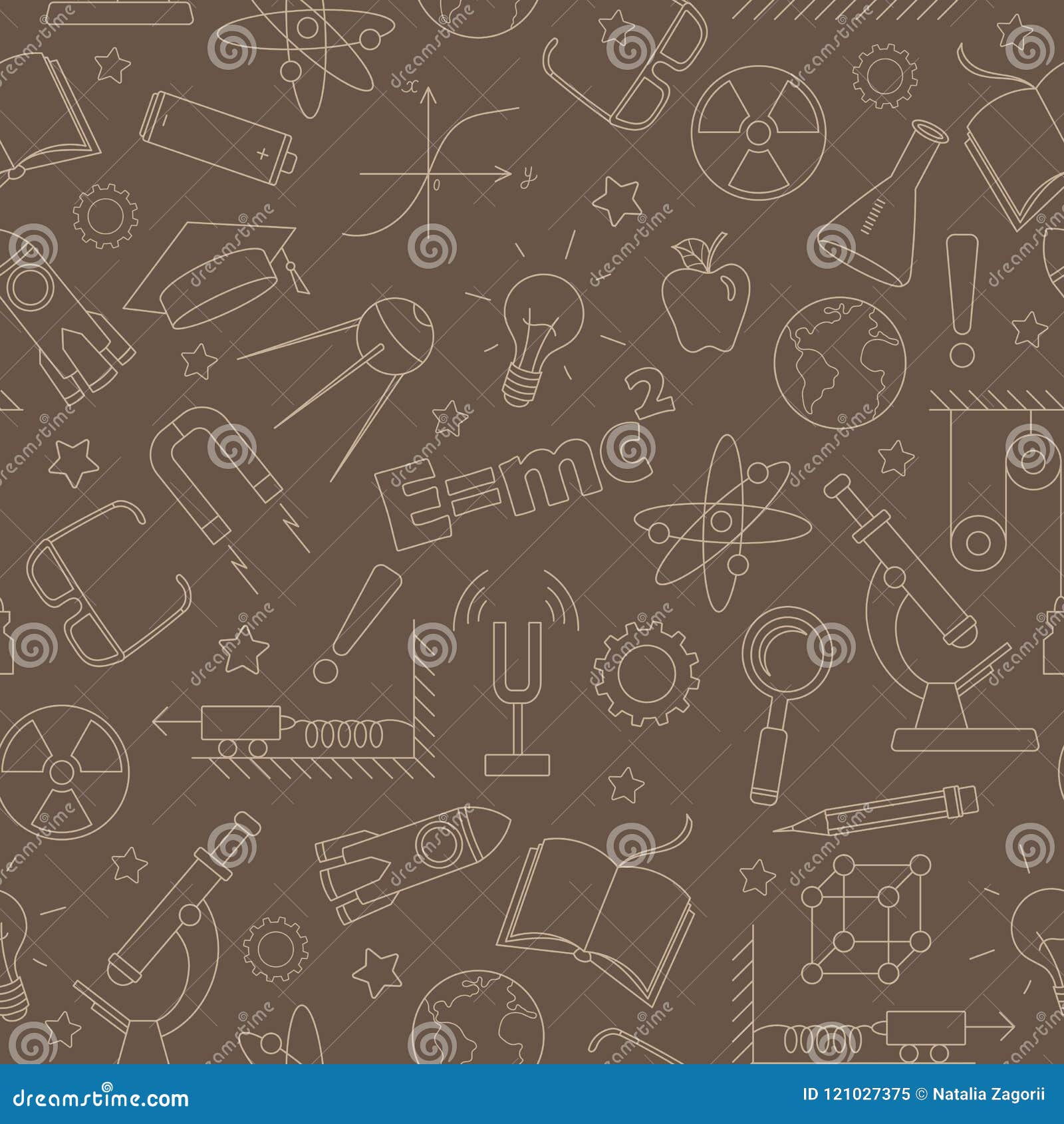 Seamless Illustration on the Theme of the Subject of Physics Education ...