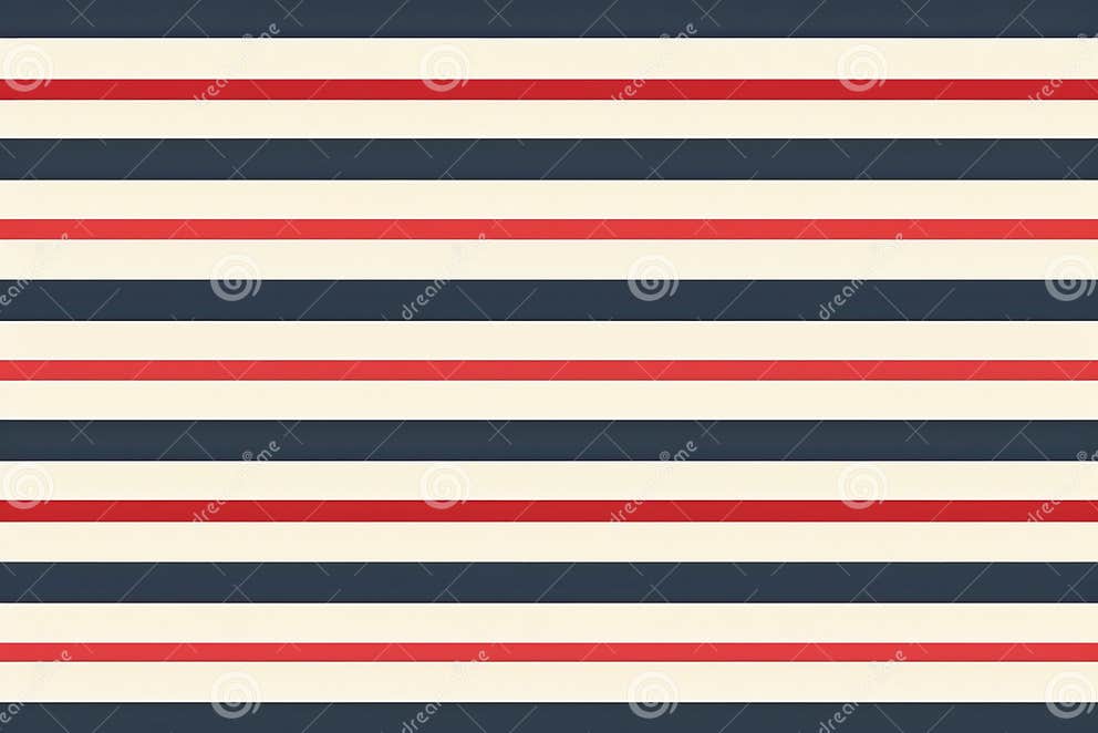 A Seamless Pattern of Thin Horizontal Stripes in Red Stock Illustration ...