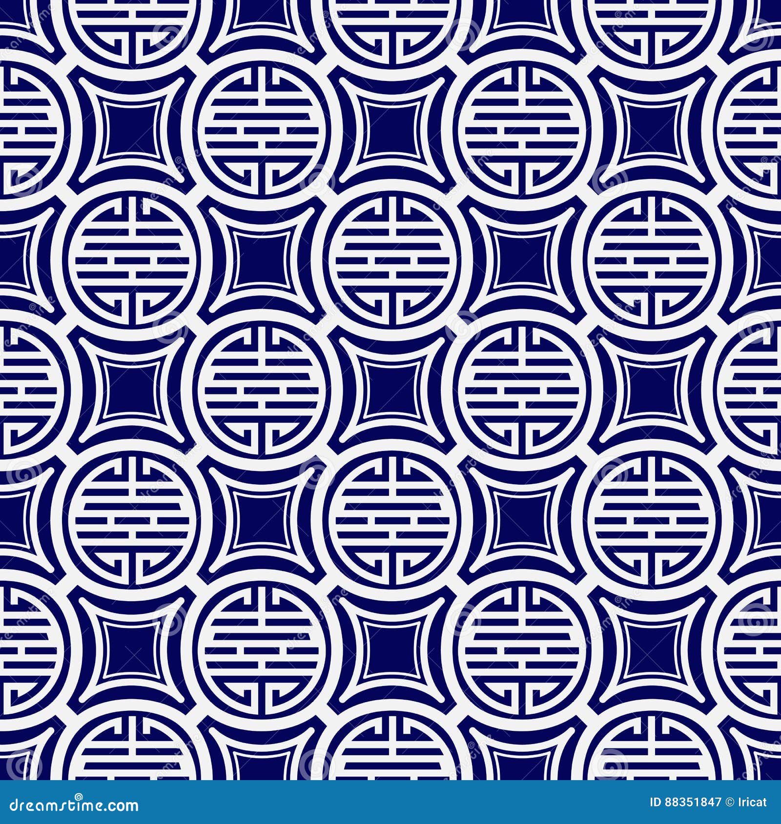 Seamless Pattern on Tibetan Motifs. Stock Vector - Illustration of ...