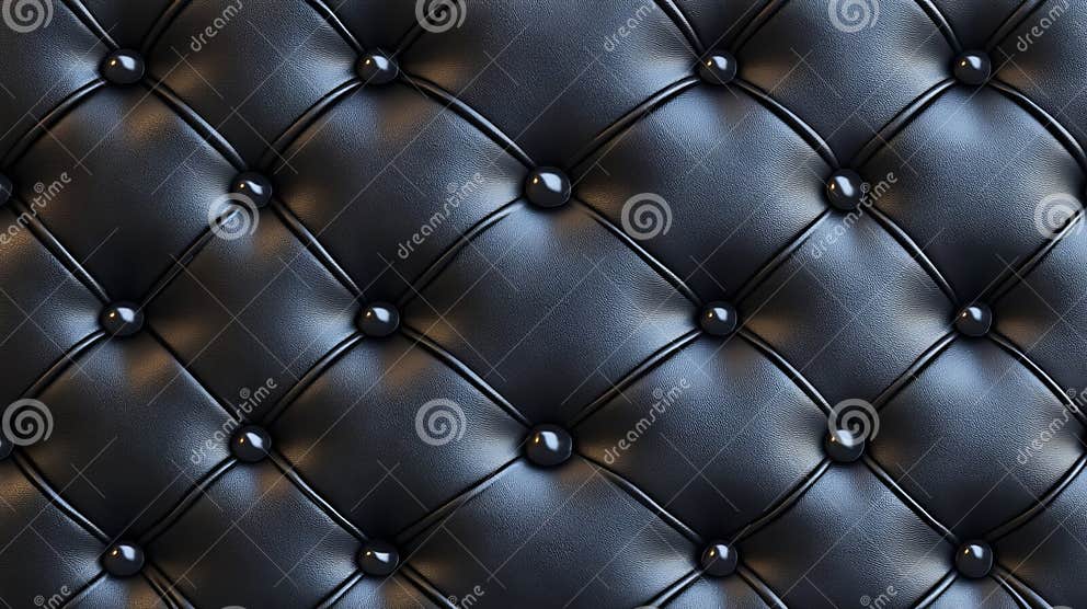 A Seamless Pattern Tile Featuring a Black Leather Couch Texture ...