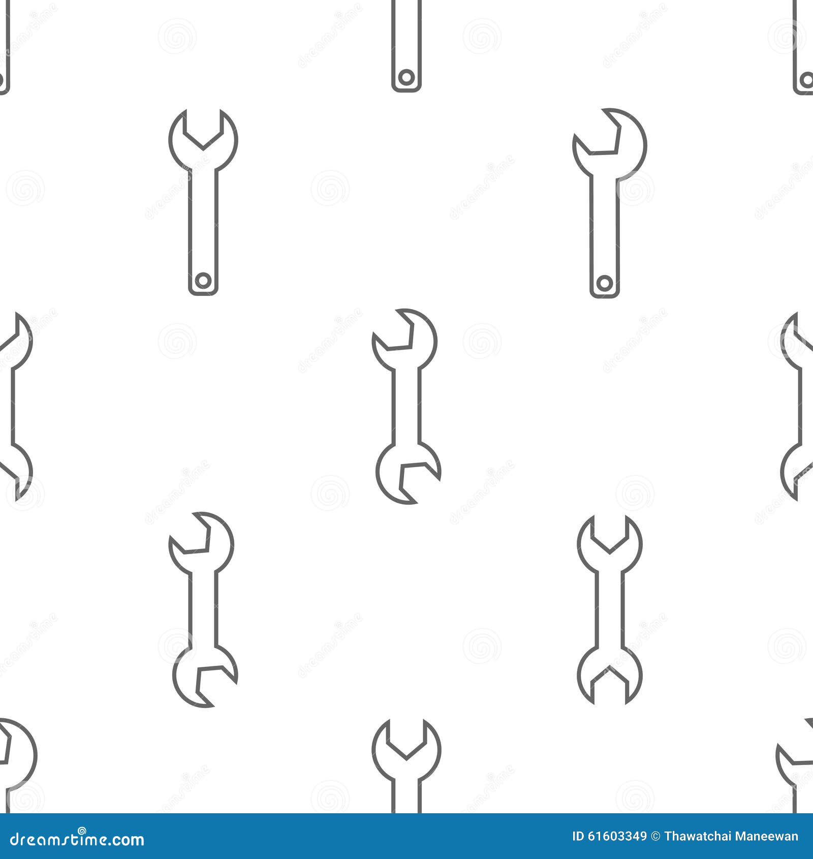 Seamless Pattern with Tools Icon Stock Vector - Illustration of ...