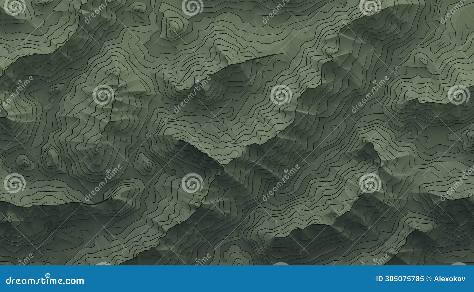 Seamless Pattern with Topographic Map of the Island of Mallorca ...