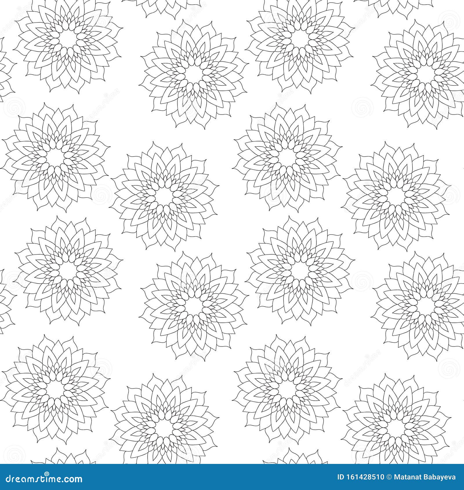 Seamless Pattern. Traditional Arabic Design on White. Eps10 Stock ...