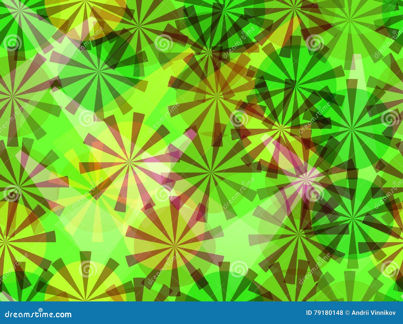 Seamless Pattern of Transparent Geometric Shapes. a Set of Abstract ...