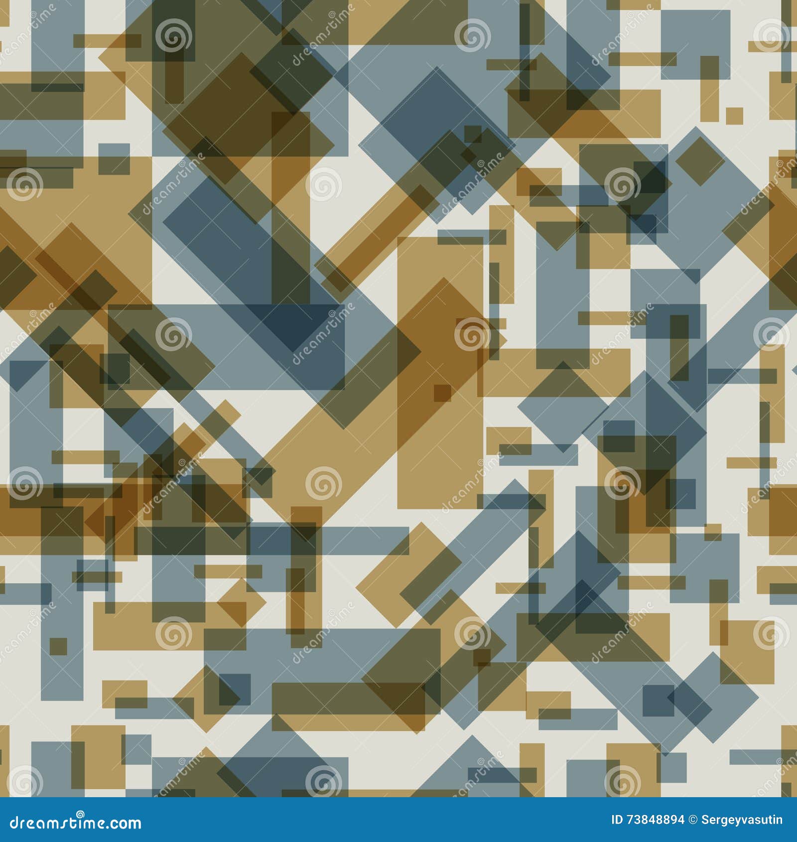 Seamless Pattern with Transparent Rectangles Stock Illustration ...