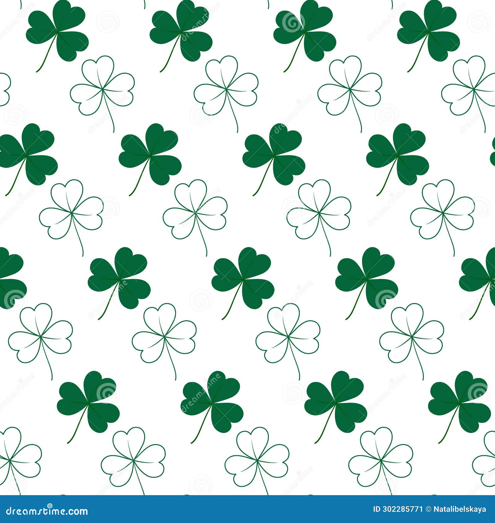 Clover Outline Hand Drawn Element. Herbs Doodle Botanical Icon Clover ...