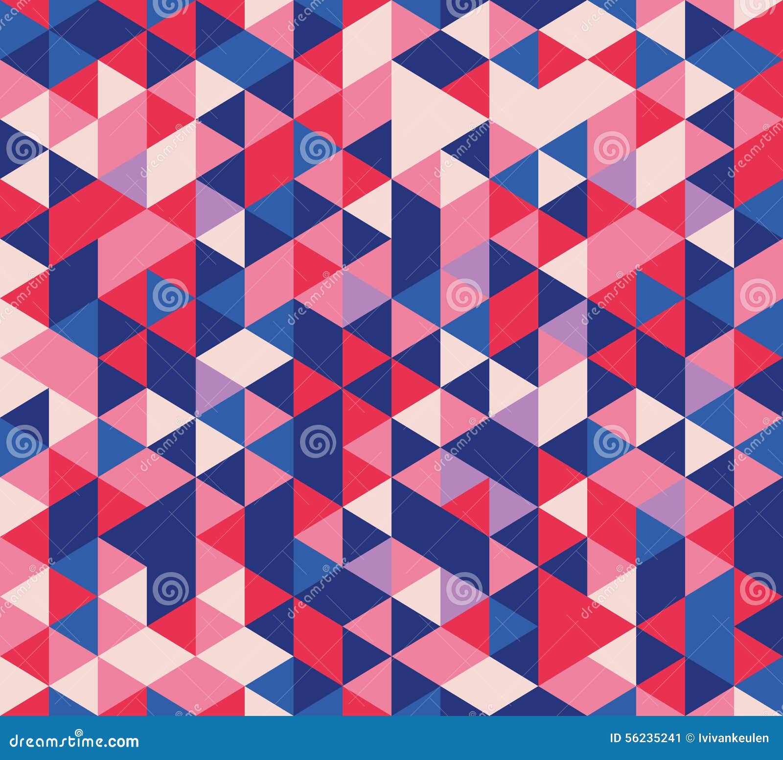 Seamless pattern triangles stock vector. Illustration of background ...
