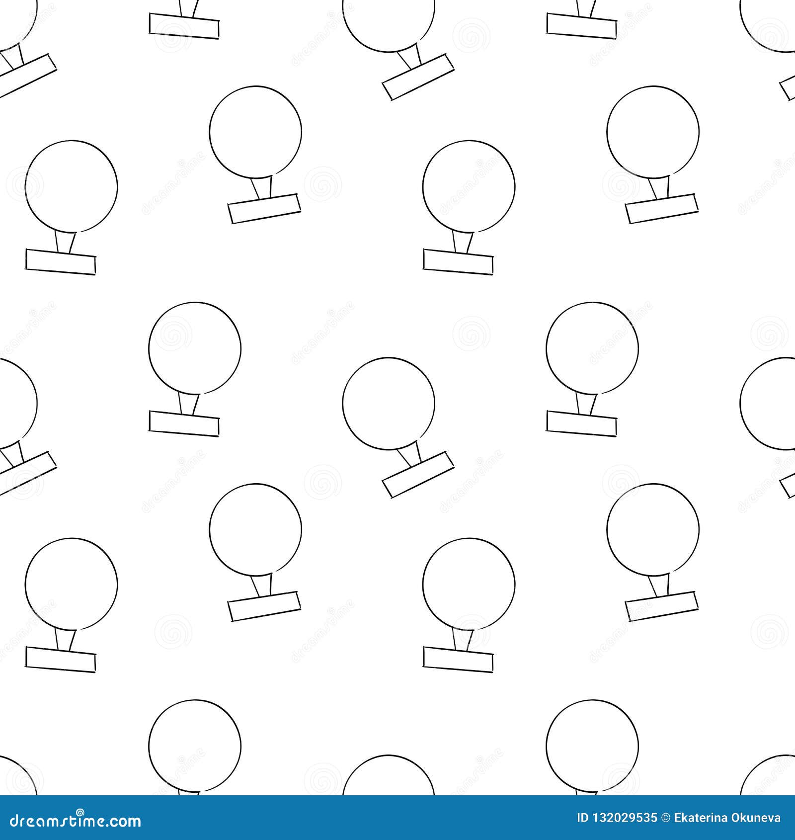 Seamless Pattern with Trophy and Awards. Stock Vector - Illustration of ...