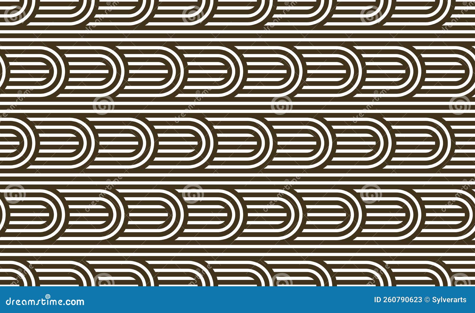 Seamless Pattern with Twisted Lines, Vector Linear Tiling Background ...