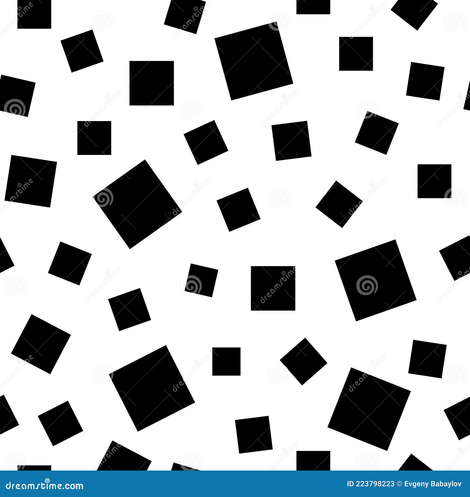 Seamless Pattern, Various Geometric Shapes on a White Background ...