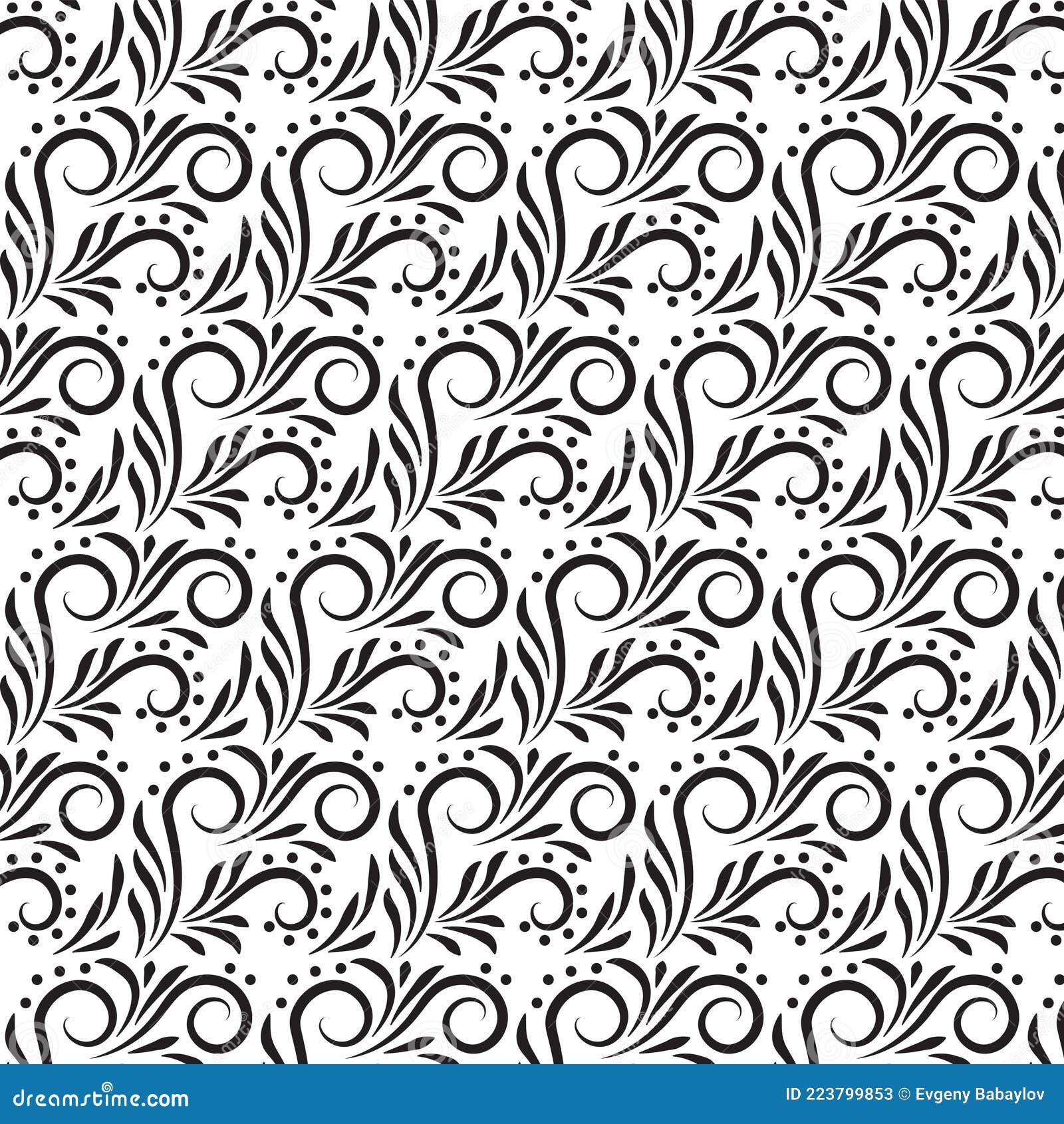 Seamless Pattern, Various Geometric Shapes on a White Background ...
