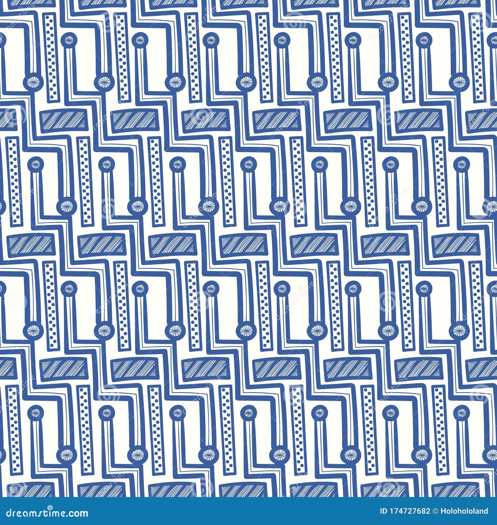 Seamless pattern stock vector. Illustration of doodle - 174727682