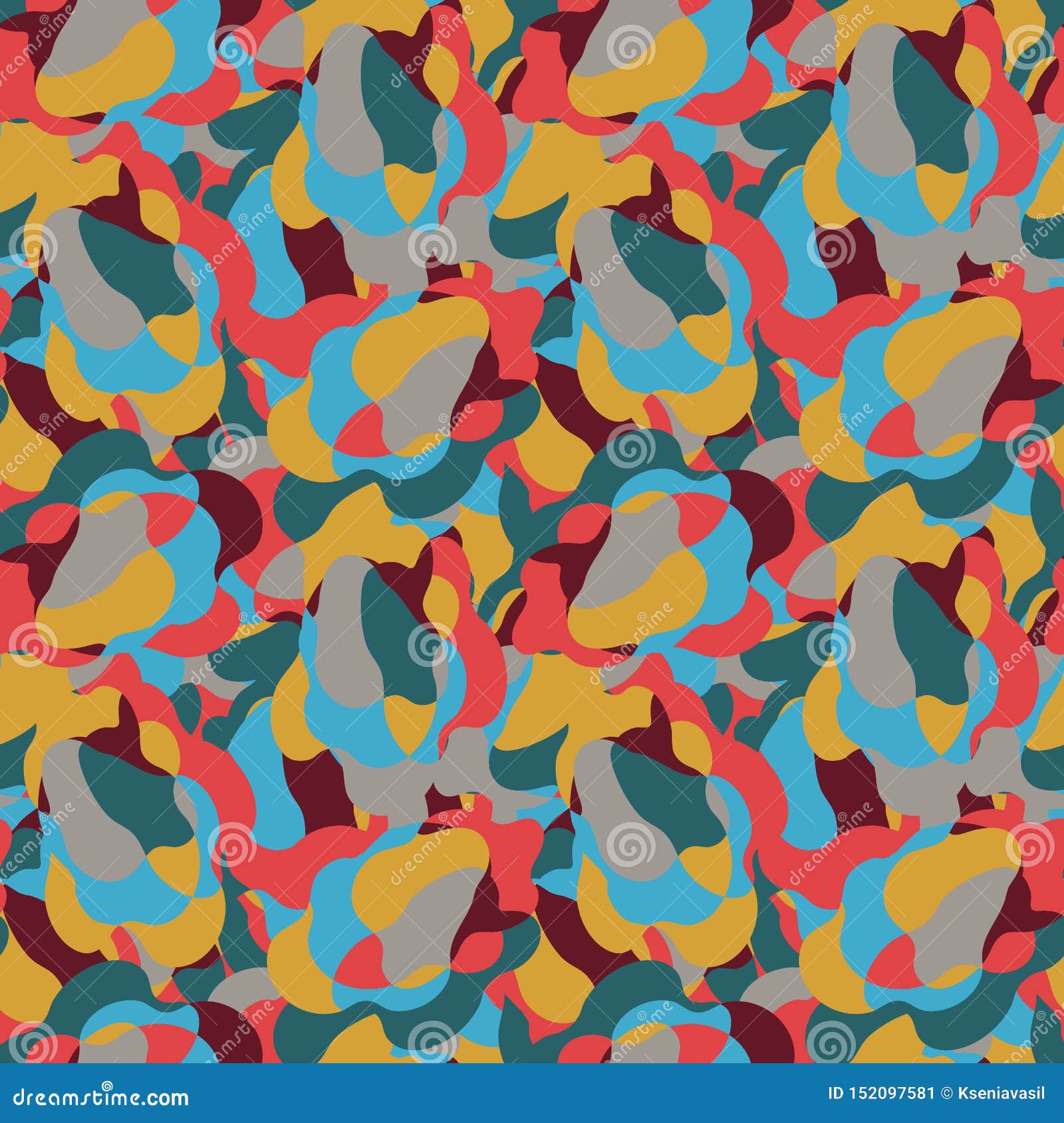 Seamless pattern vector stock illustration. Illustration of modern ...