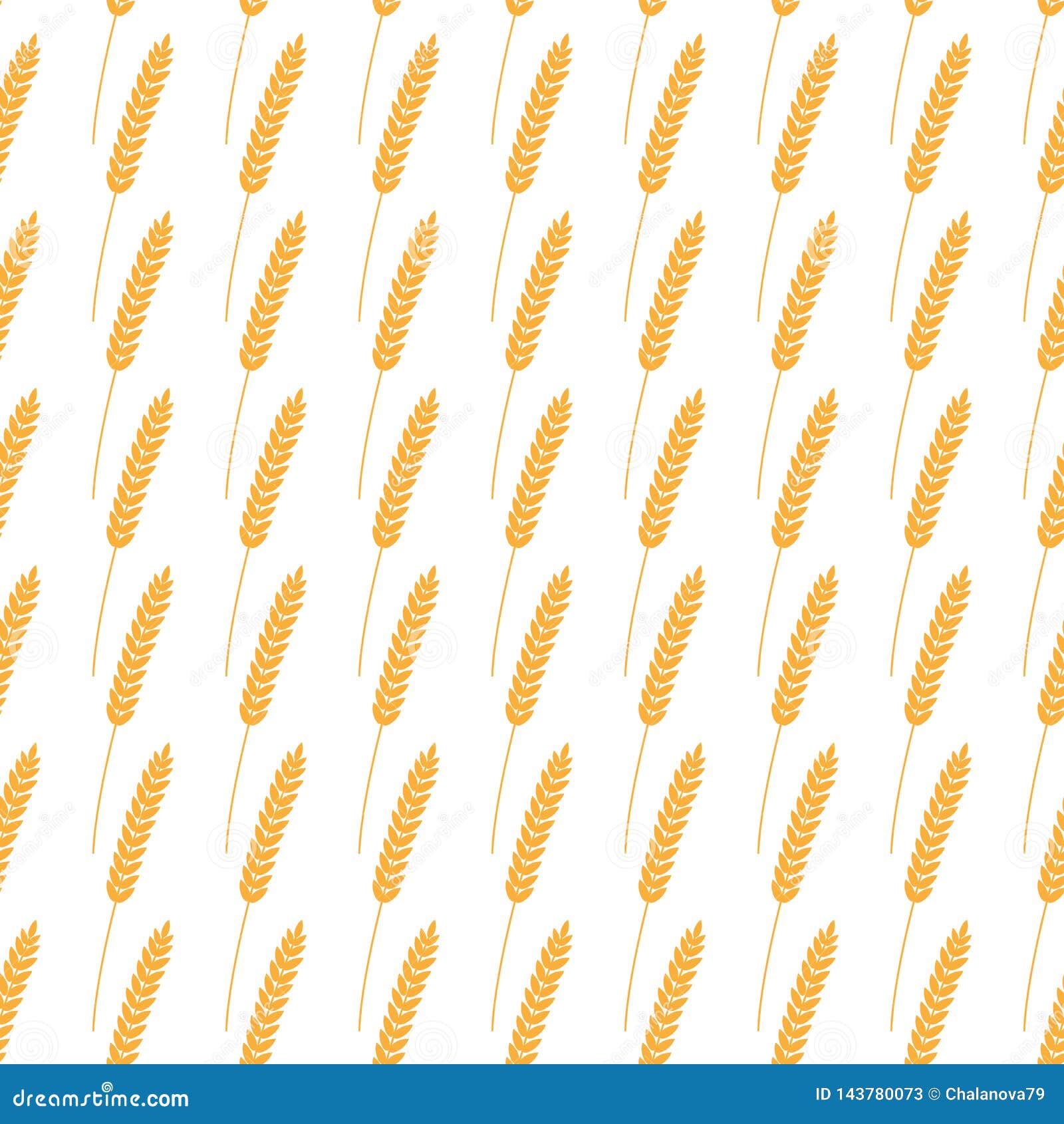 Seamless Pattern. Vector Illustration. Agriculture Wheat Background ...
