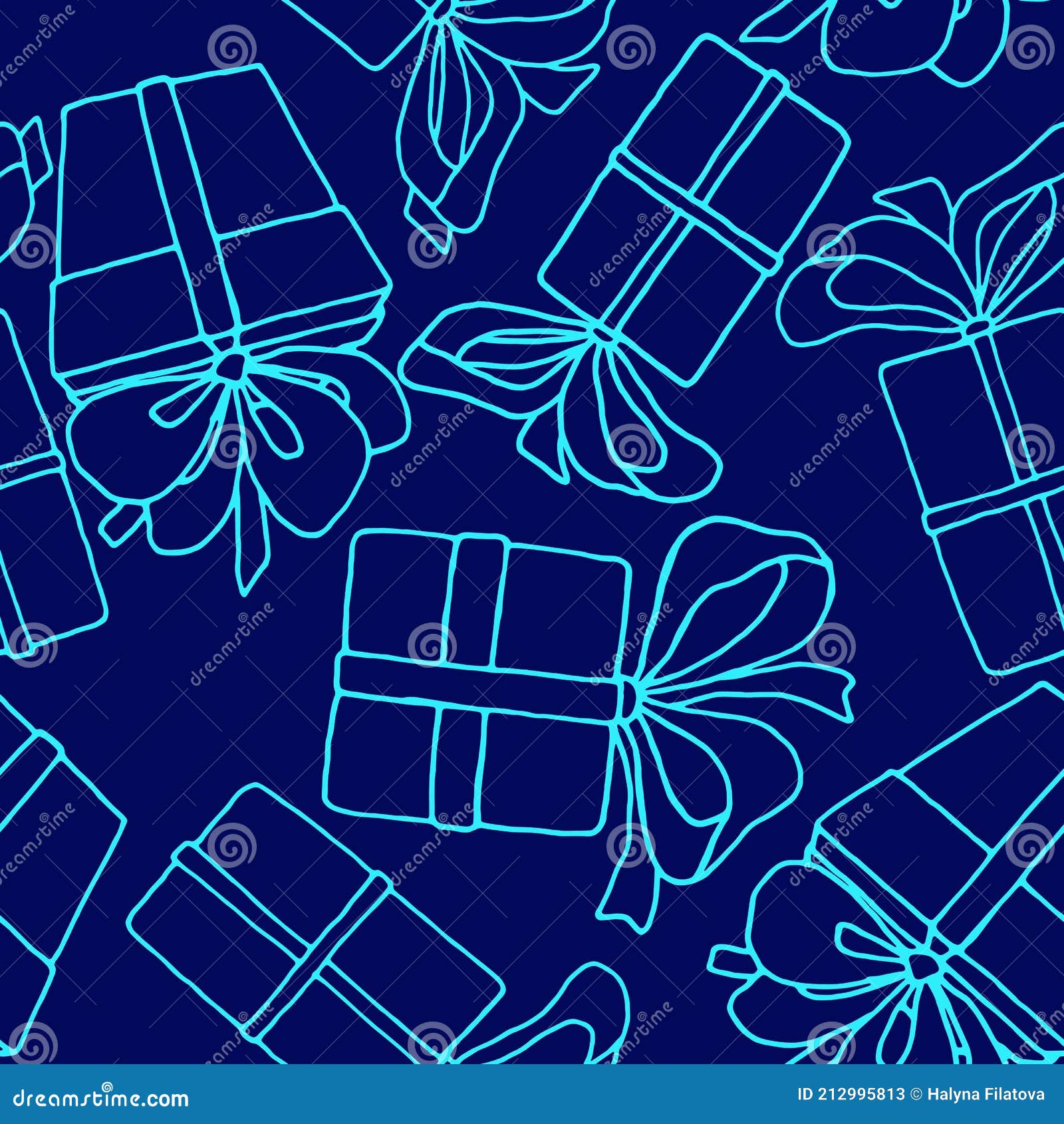 2648 Gift Pattern, Seamless Pattern, Vector Illustrations, Gift ...