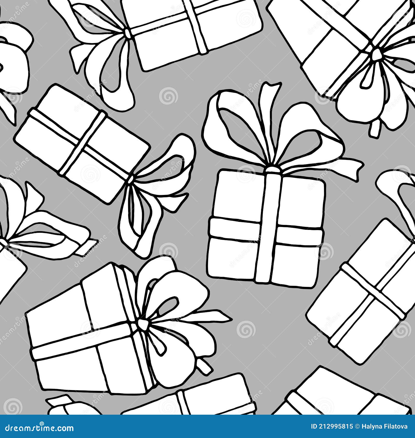2649 Gift Pattern, Seamless Pattern, Vector Illustrations, Gift ...