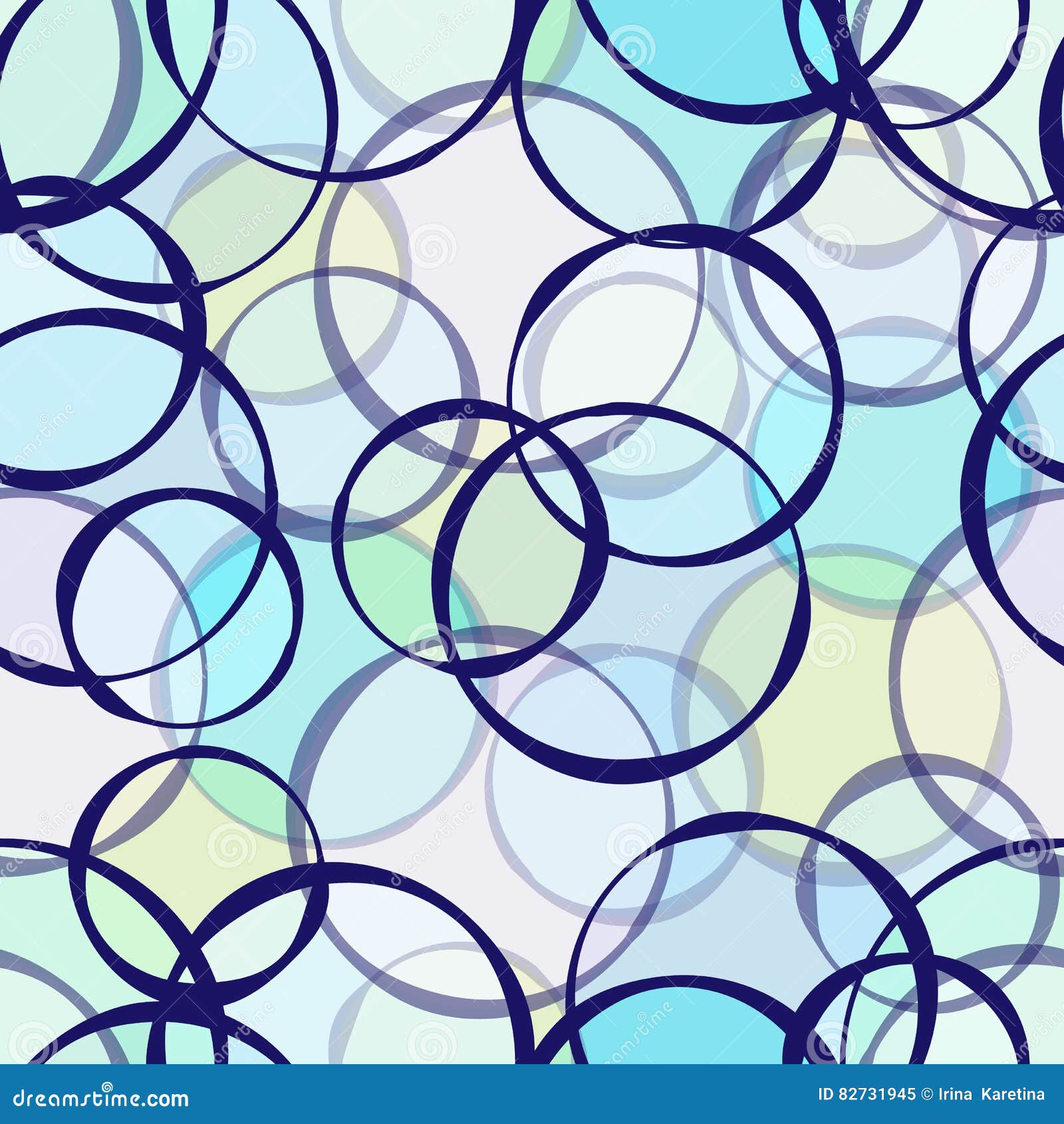 Seamless Pattern Vector Pastel Bokeh Stock Vector - Illustration of ...