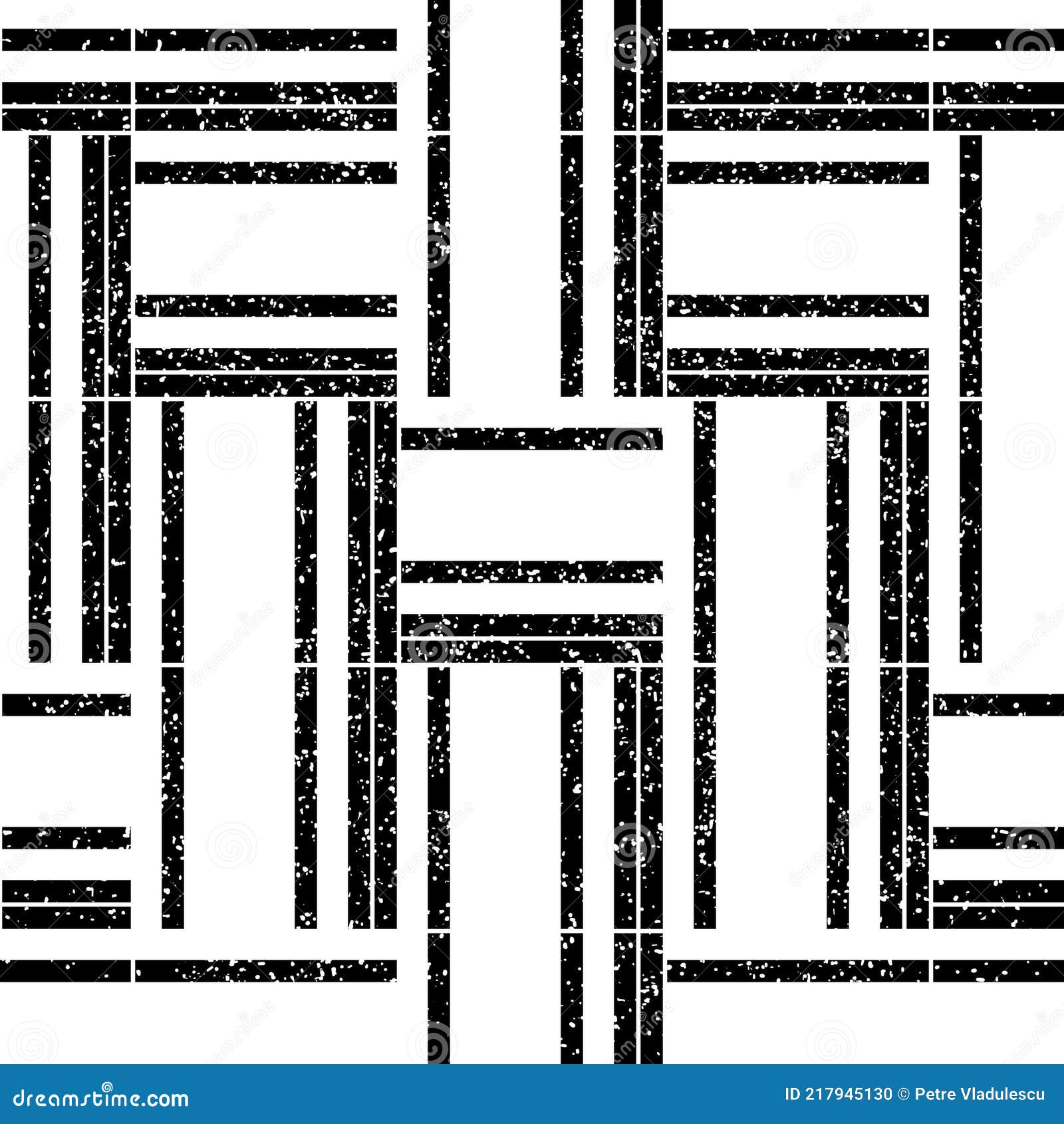 2183 Seamless Pattern with Vertical Black Bands, Modern Stylish Image ...