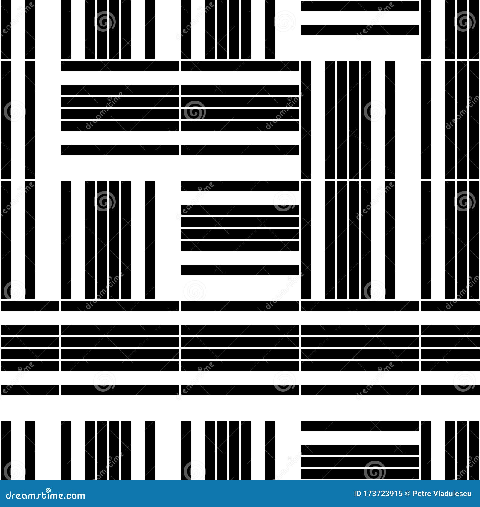 Seamless Pattern with Vertical Black Streaks (2), Modern Stylish Image ...